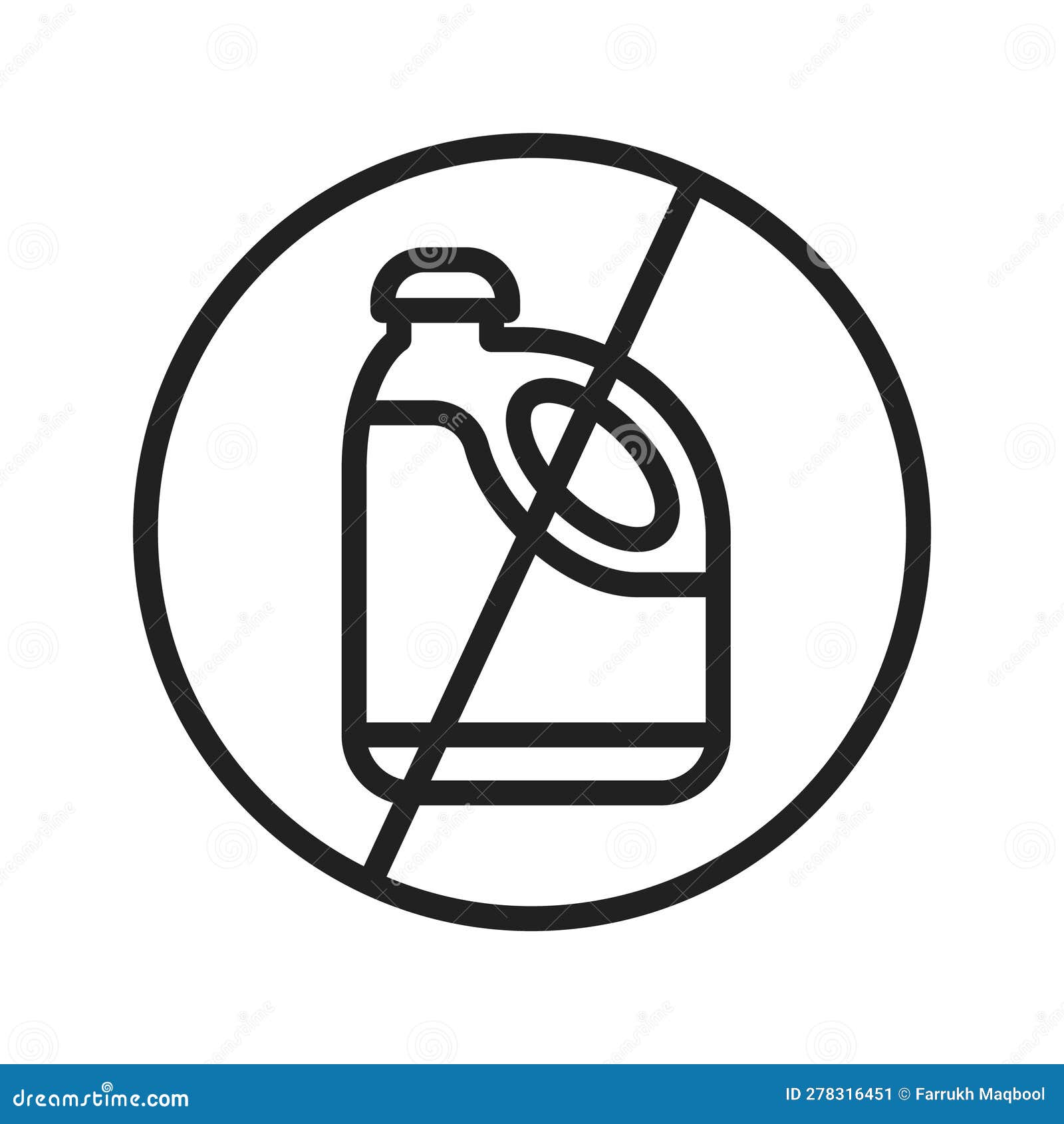 No Bleach Icon Vector Image. Stock Vector - Illustration of antiseptic ...
