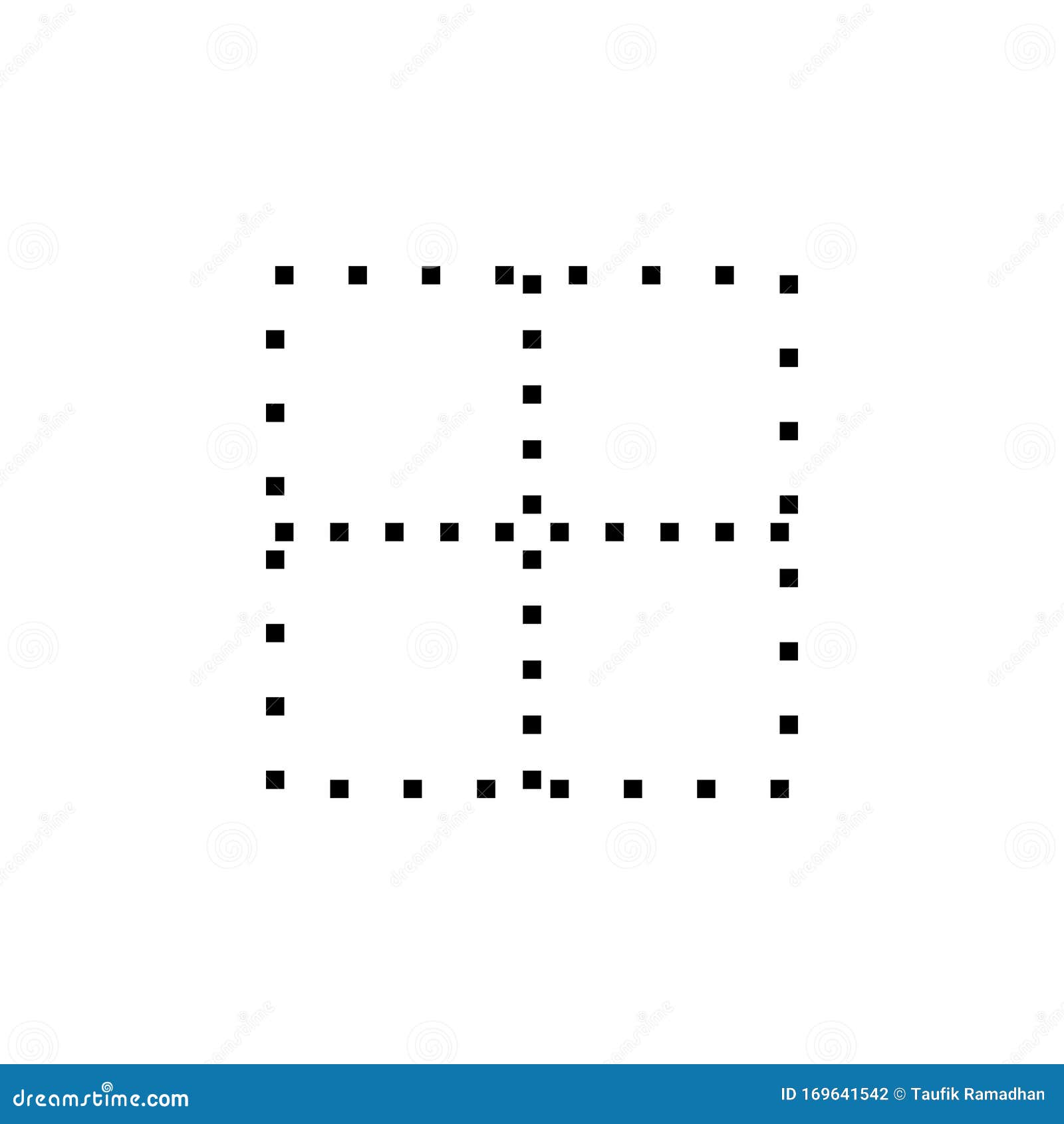 No Border Icon, Logo, Pattern, Presentation Template Line Style Stock ...