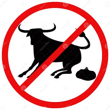 No Bull signage stock illustration. Illustration of manure - 5851806