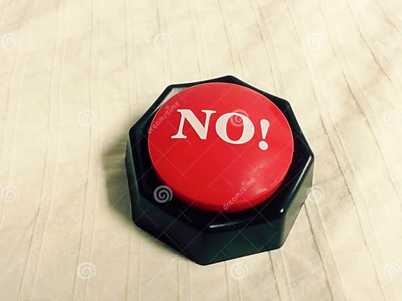 No Button stock photo. Image of button, large, denied - 47900396