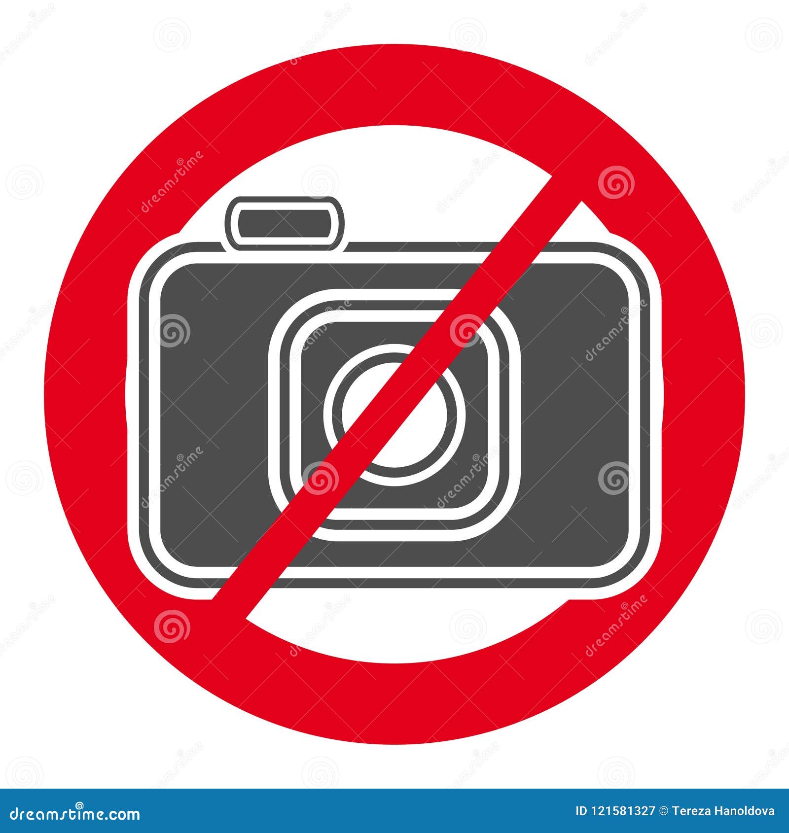 No Camera Icon. Sign and Symbol. Stock Illustration - Illustration of ...