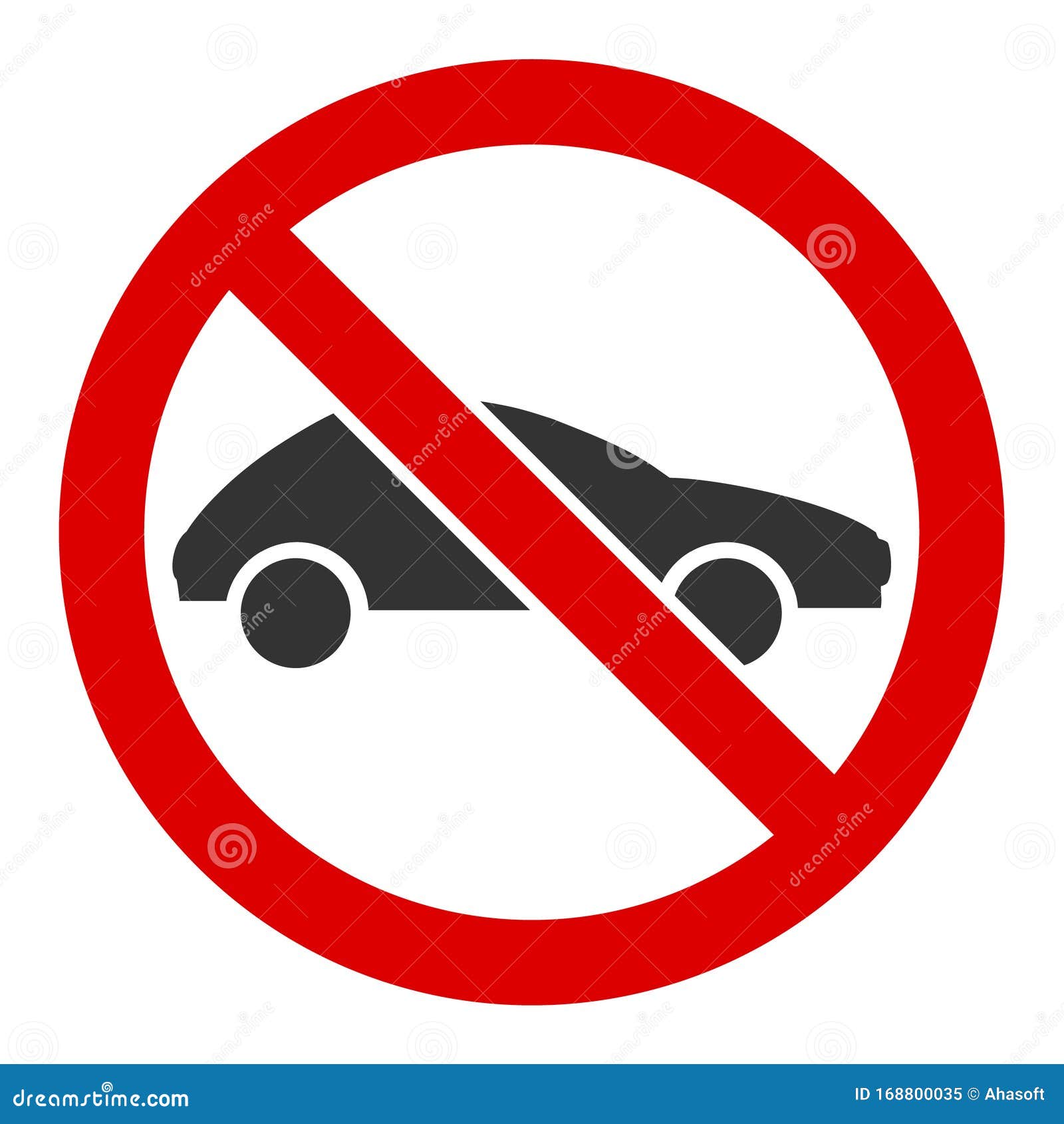 Flat Vector No Car Icon stock illustration. Illustration of element ...