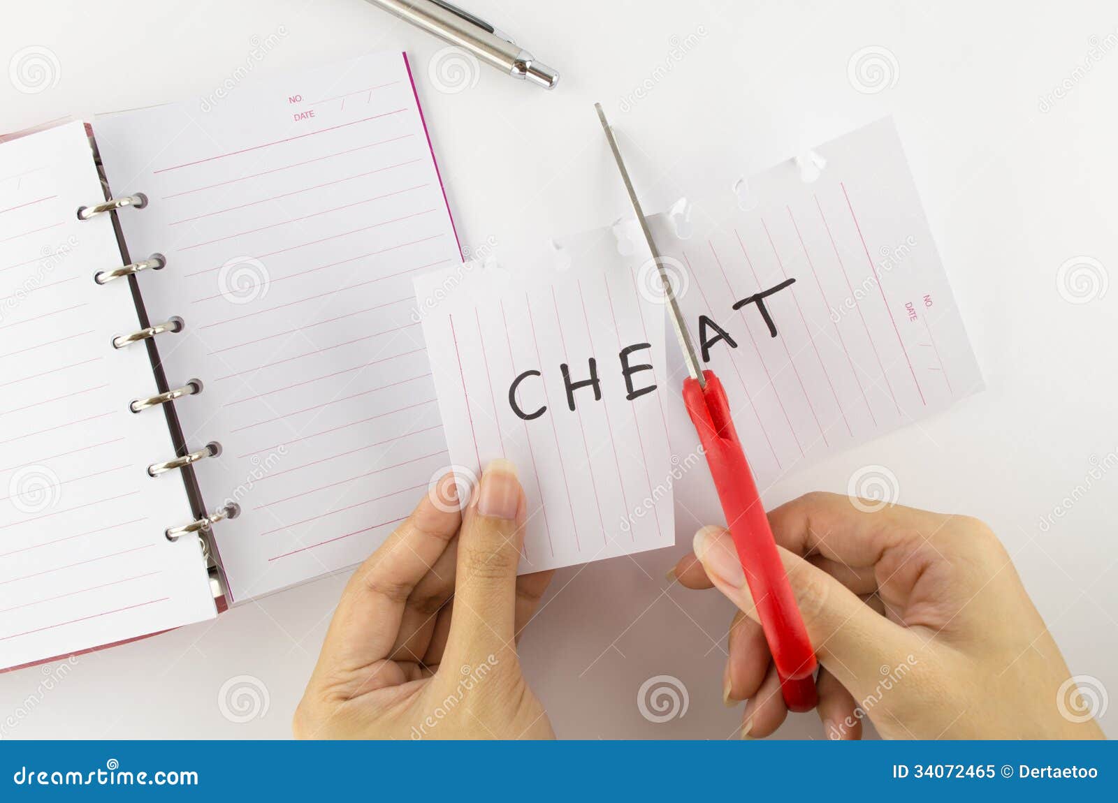 No cheat stock image. Image of perfidious, notebook, corrupt - 34072465