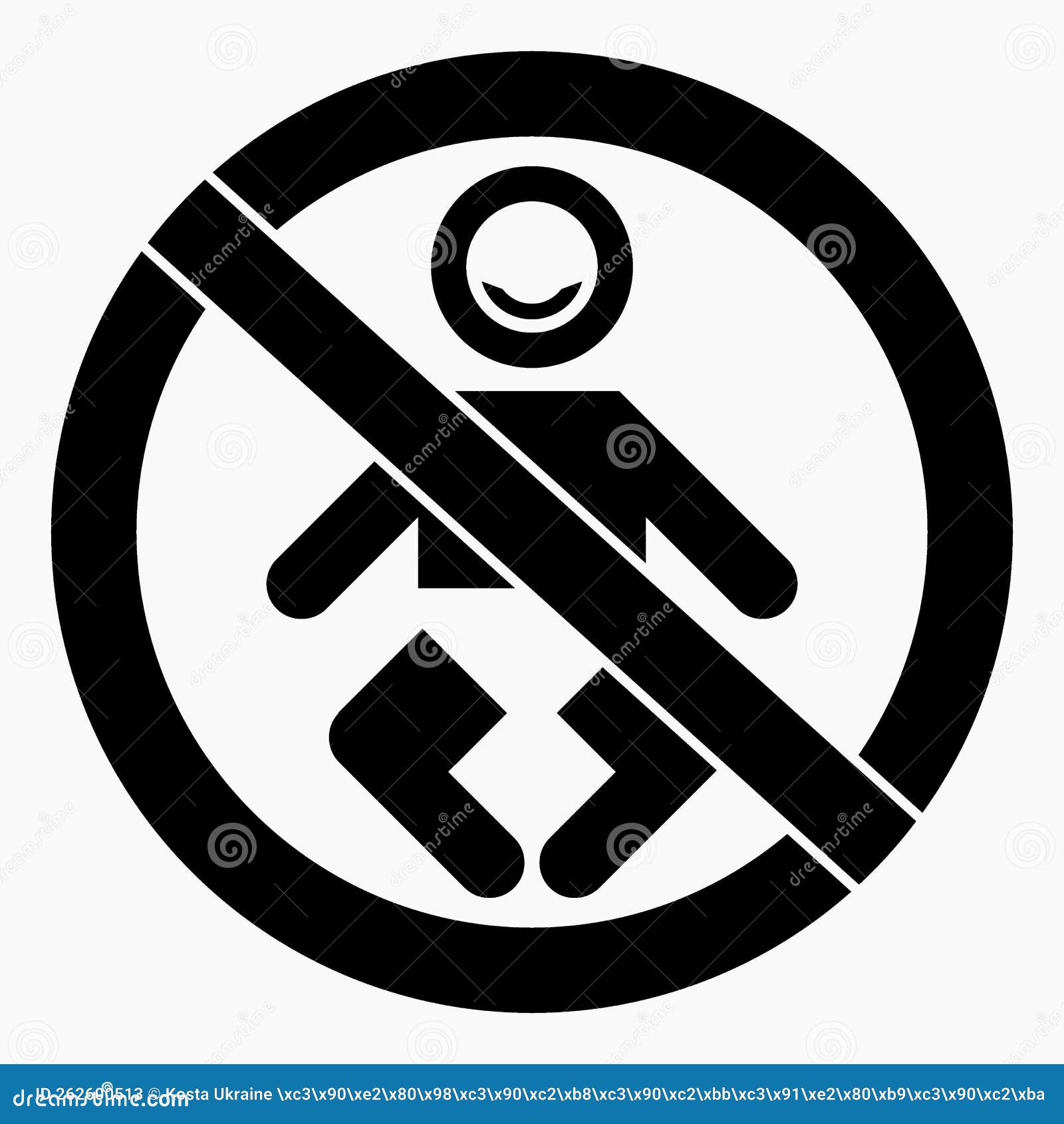 No children icon stock vector. Illustration of kids - 262600513