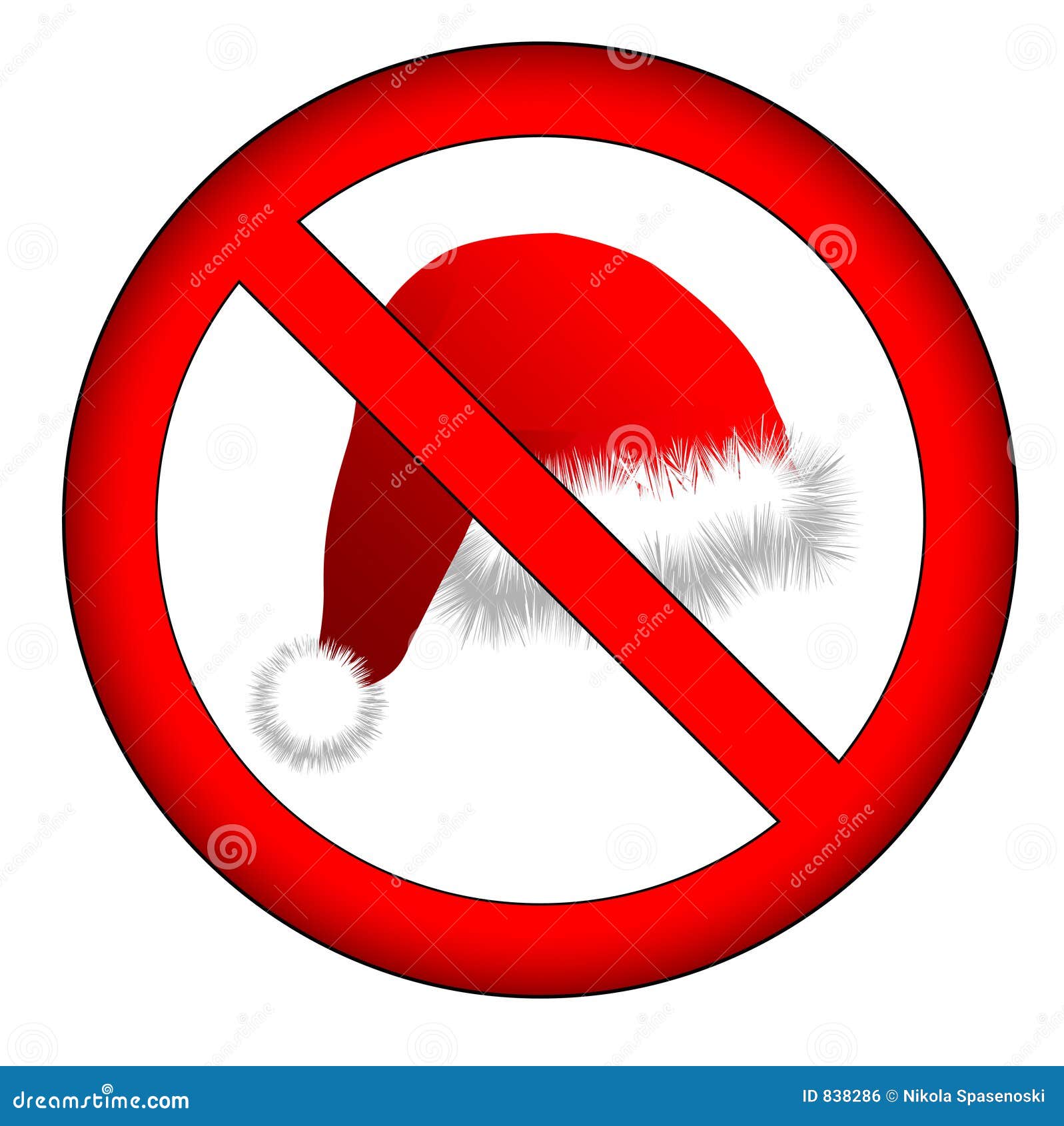 No christmas for you! stock illustration. Illustration of gentle - 838286