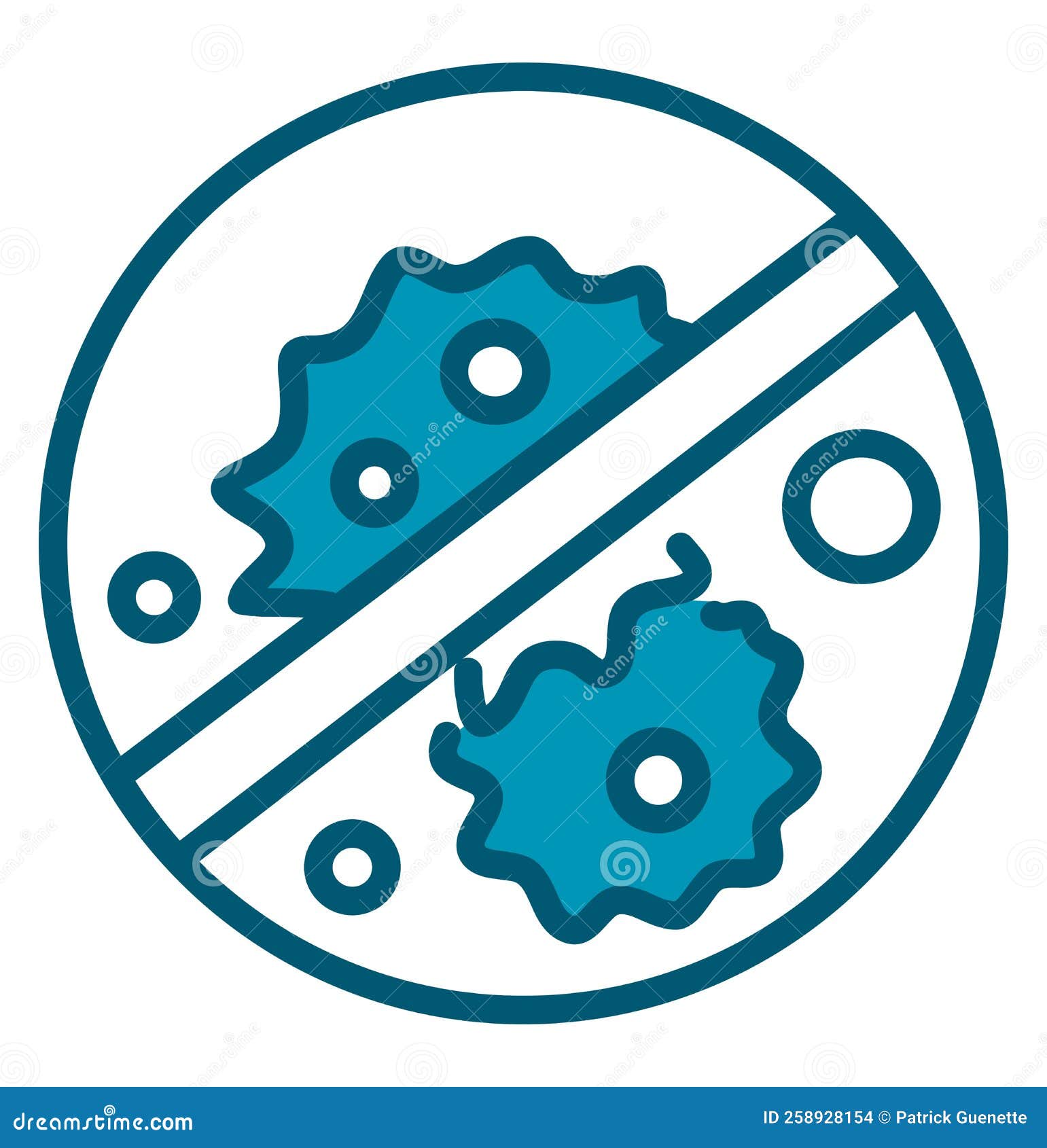 No cleaning, icon stock vector. Illustration of abstract - 258928154