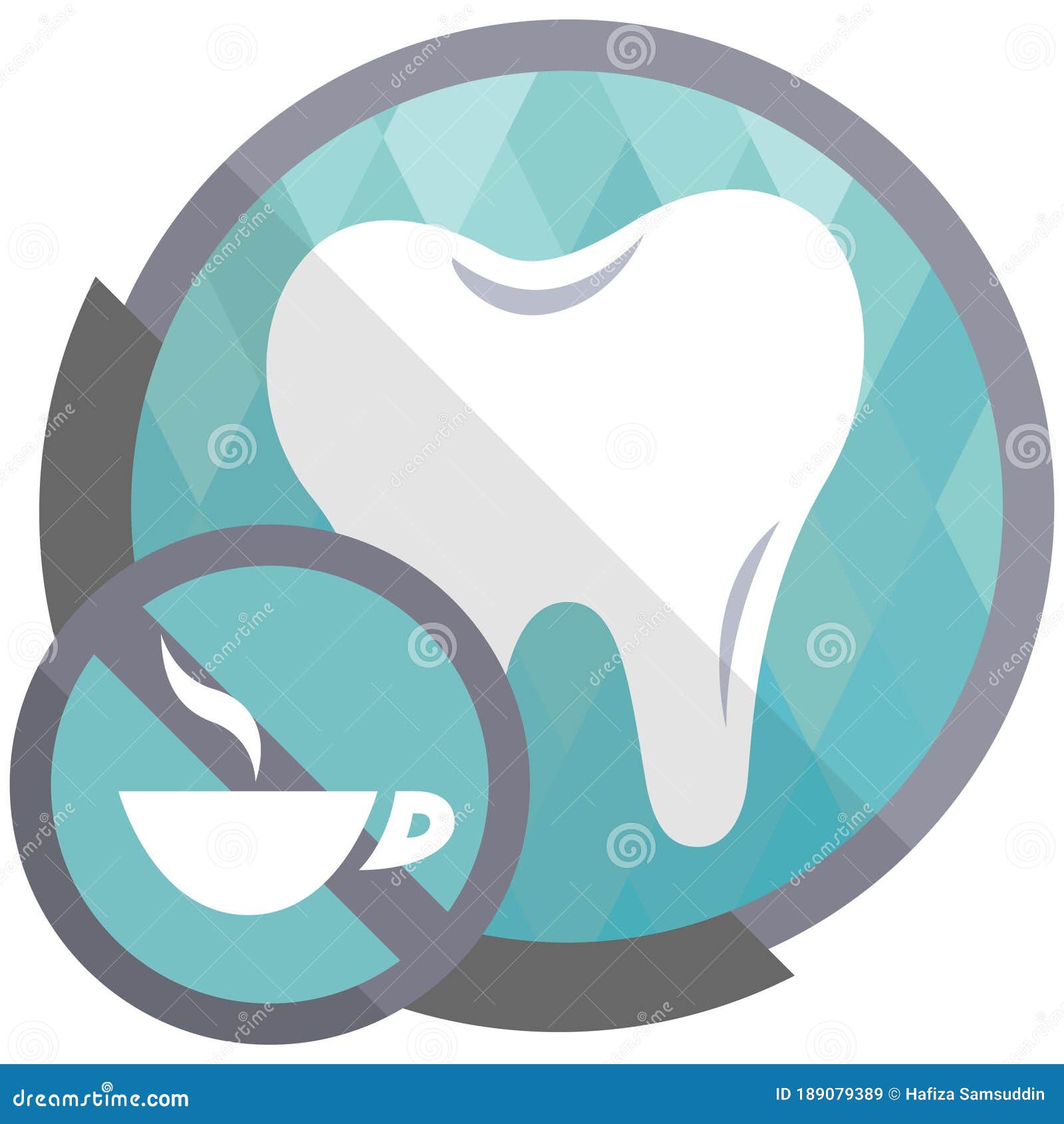 No Coffee Sign. Vector Illustration Decorative Design Stock Vector ...