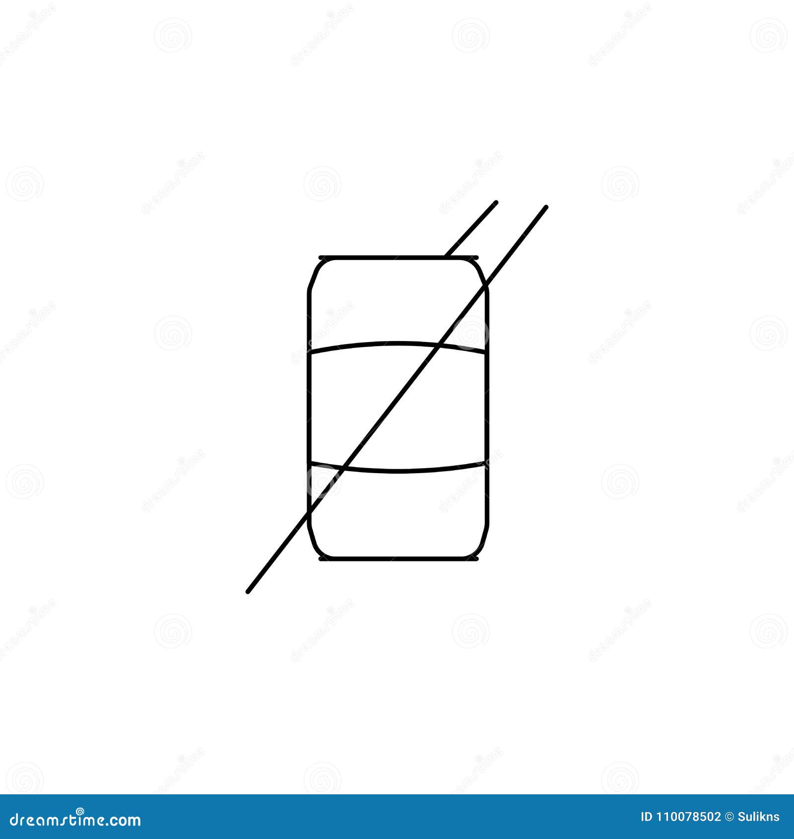 No coke line icon stock illustration. Illustration of circle - 110078502