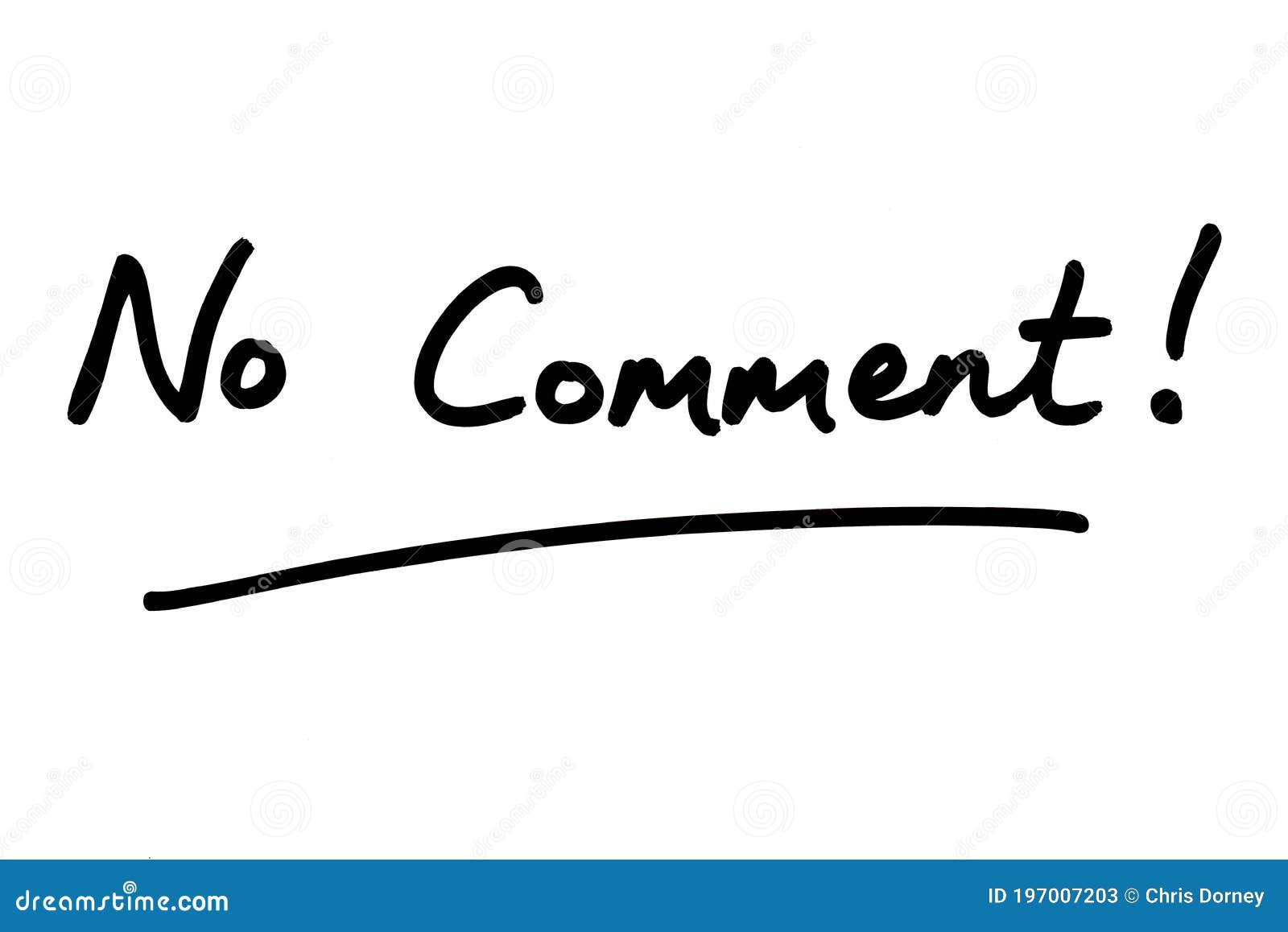 No Comment stock illustration. Illustration of conversation - 197007203