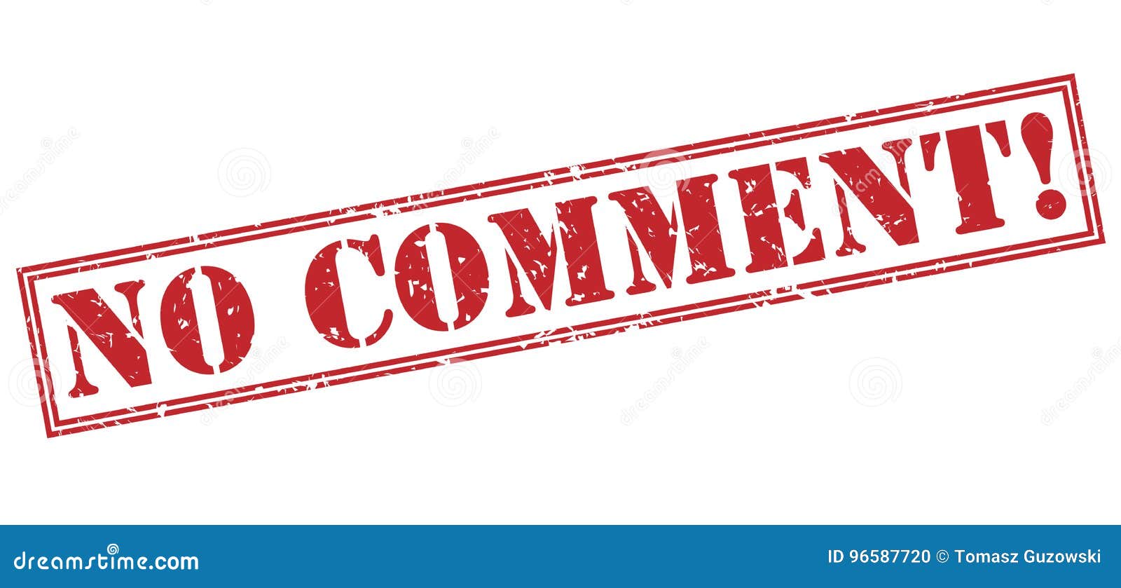No comment red stamp stock illustration. Illustration of vintage - 96587720