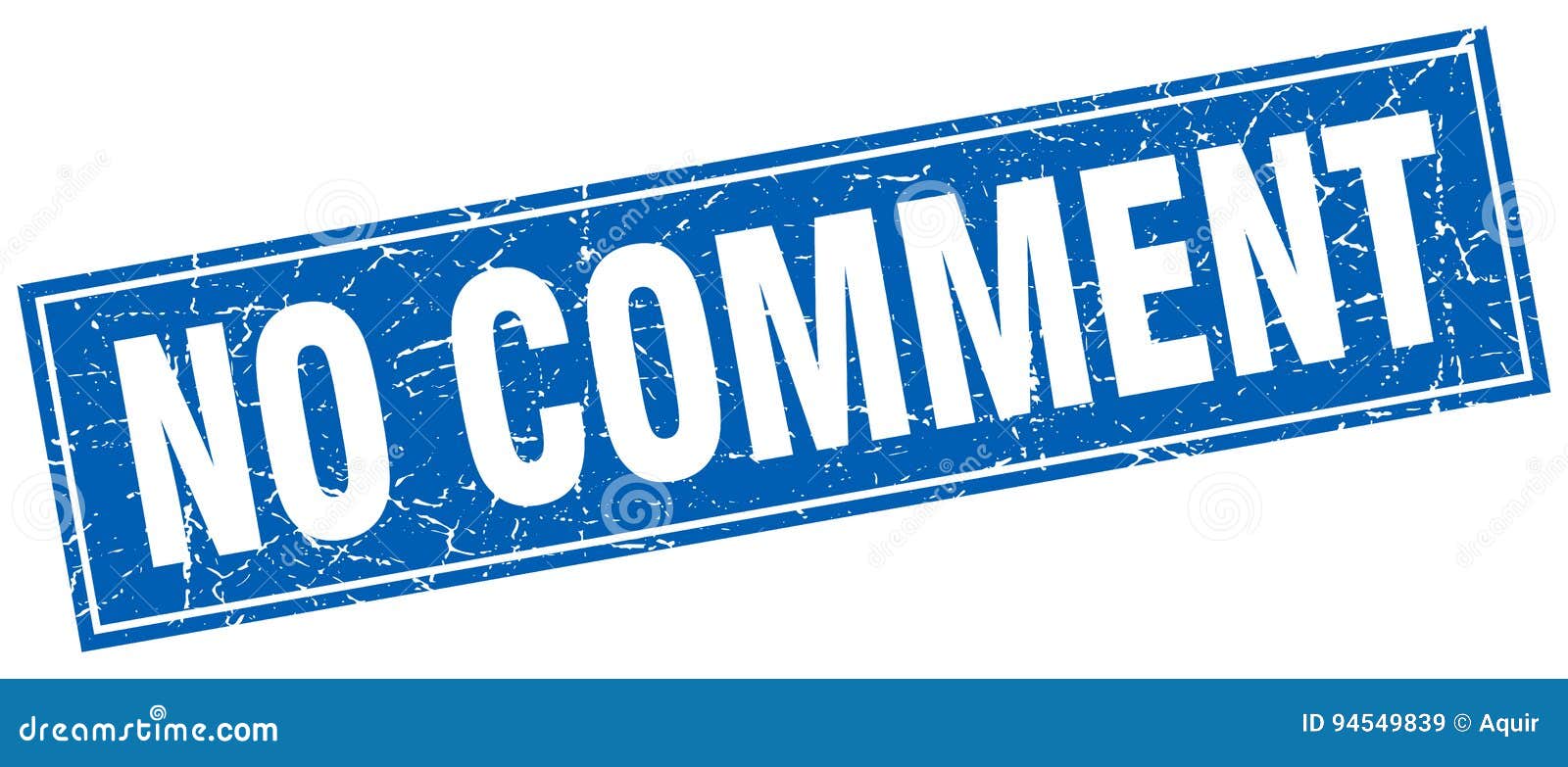 No comment square stamp stock vector. Illustration of grungy - 94549839