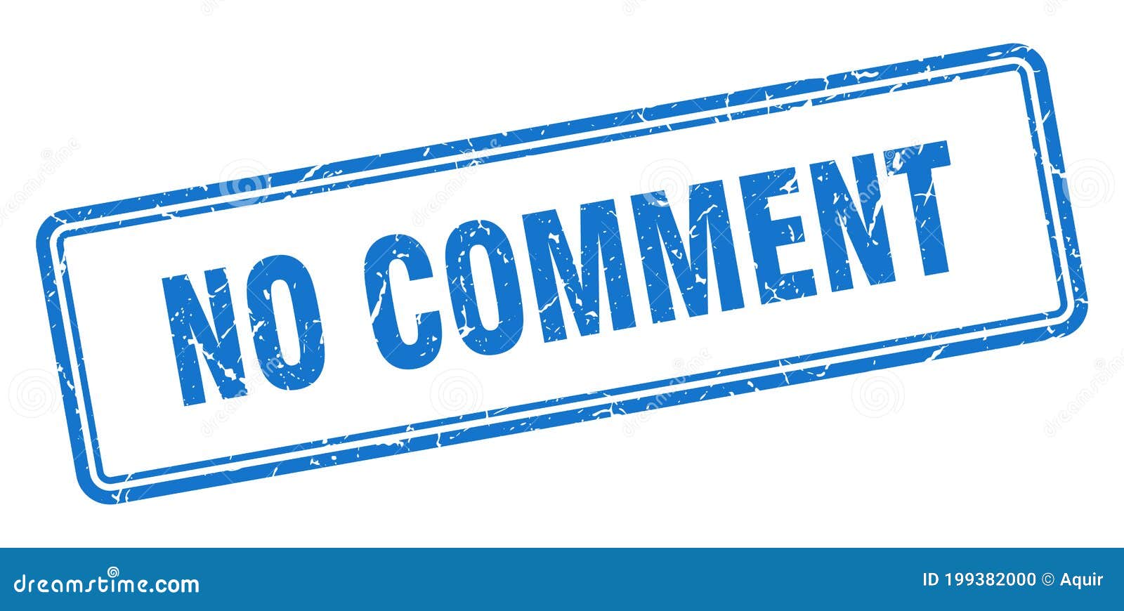 No comment stamp stock vector. Illustration of template - 199382000