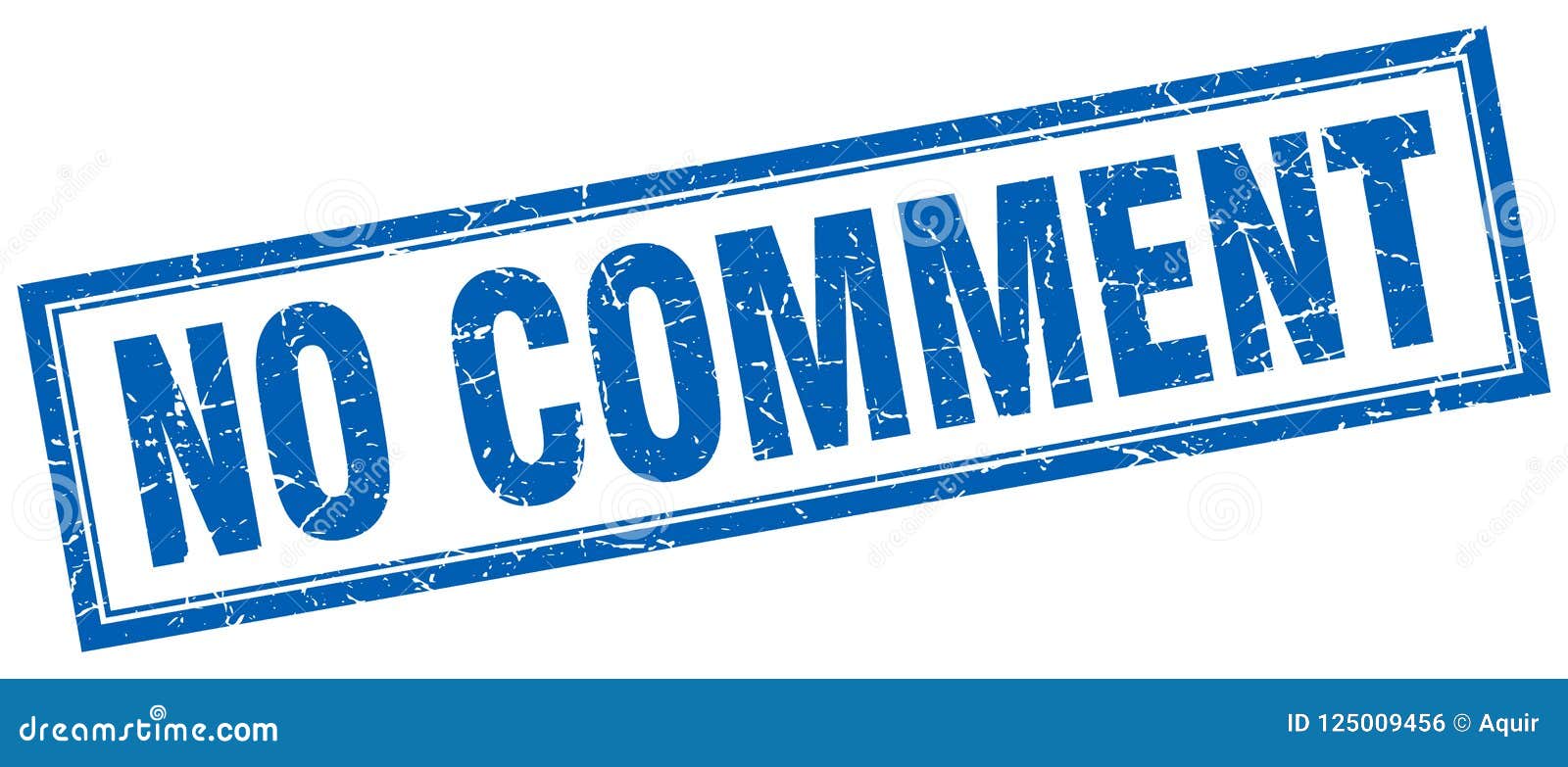 No comment stamp stock vector. Illustration of banner - 125009456