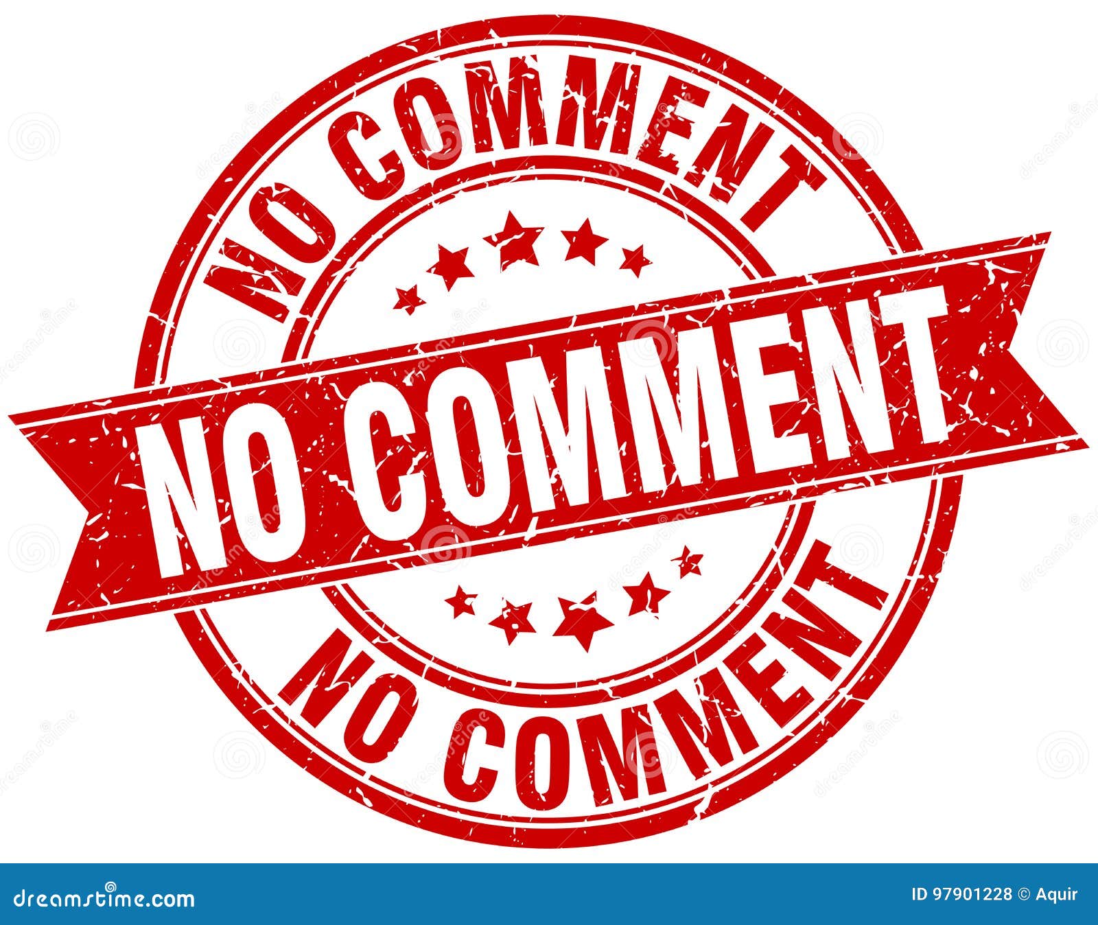 No comment stamp stock vector. Illustration of stamp - 97901228