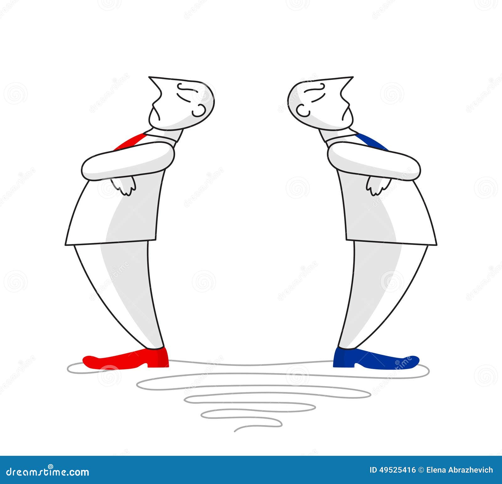 No compromises stock vector. Illustration of cooperation - 49525416