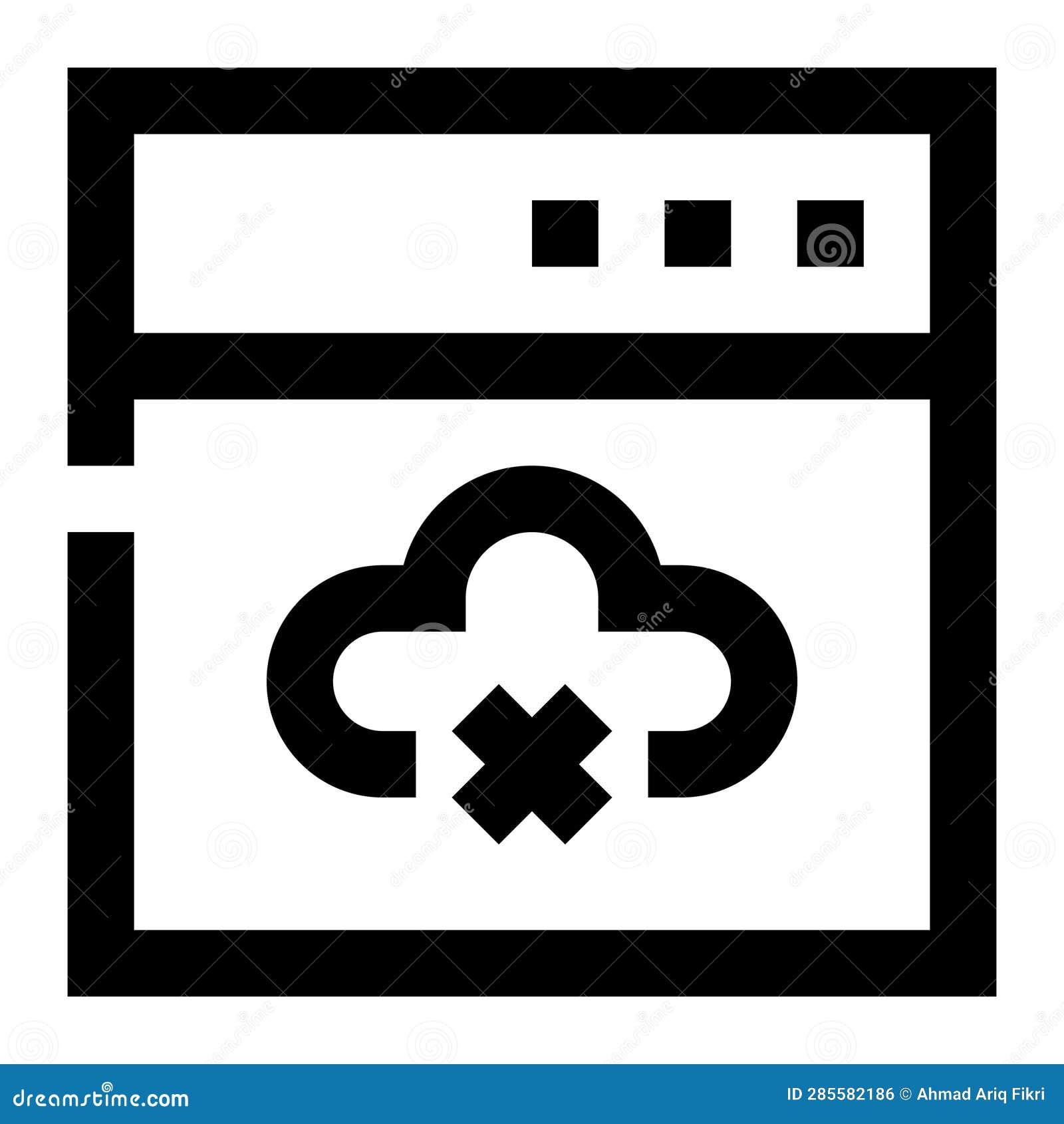 No Connection Icon. Internet Technology Concept Stock Vector ...