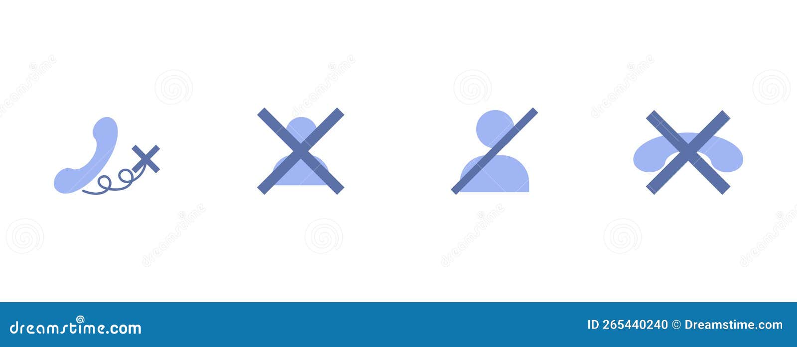 No Connection Icon Set for App and Web Page. Video Call Concept Stock ... No Connection Icon Set for App and Web Page. Video Call Concept Stock ...
