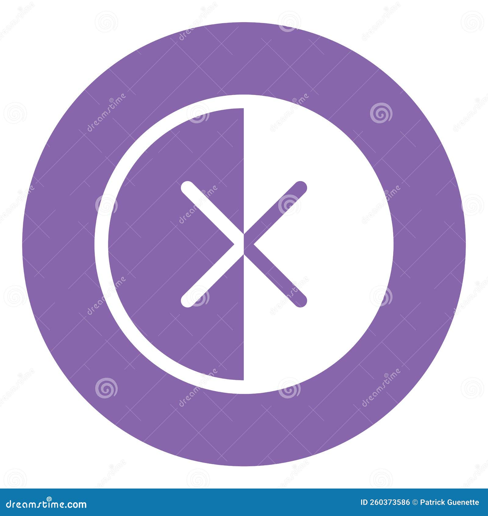 No connection, icon stock vector. Illustration of prohibited - 260373586