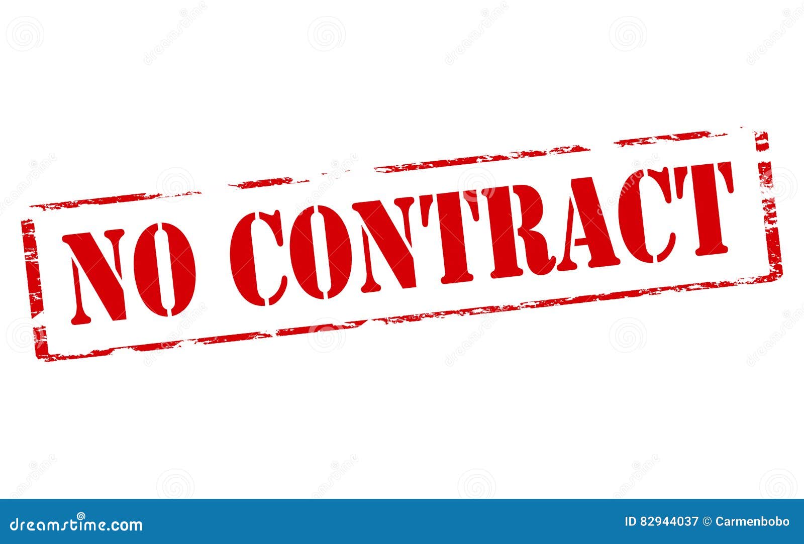 No contract stock illustration. Illustration of agreement - 82944037