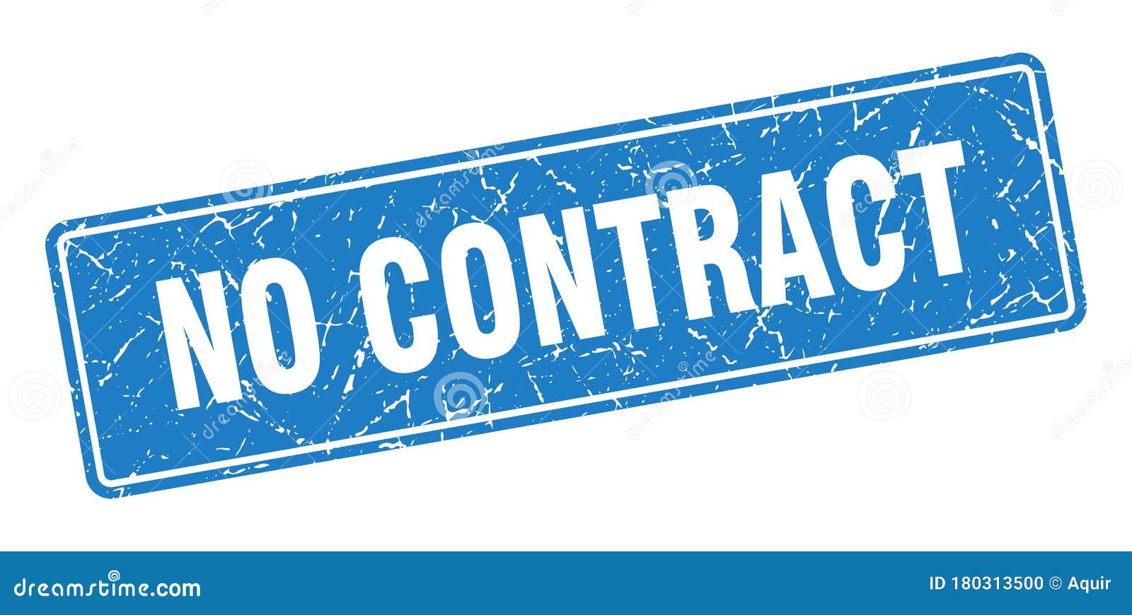 No Contract Sign. No Contract Grunge Stamp Stock Vector - Illustration ...