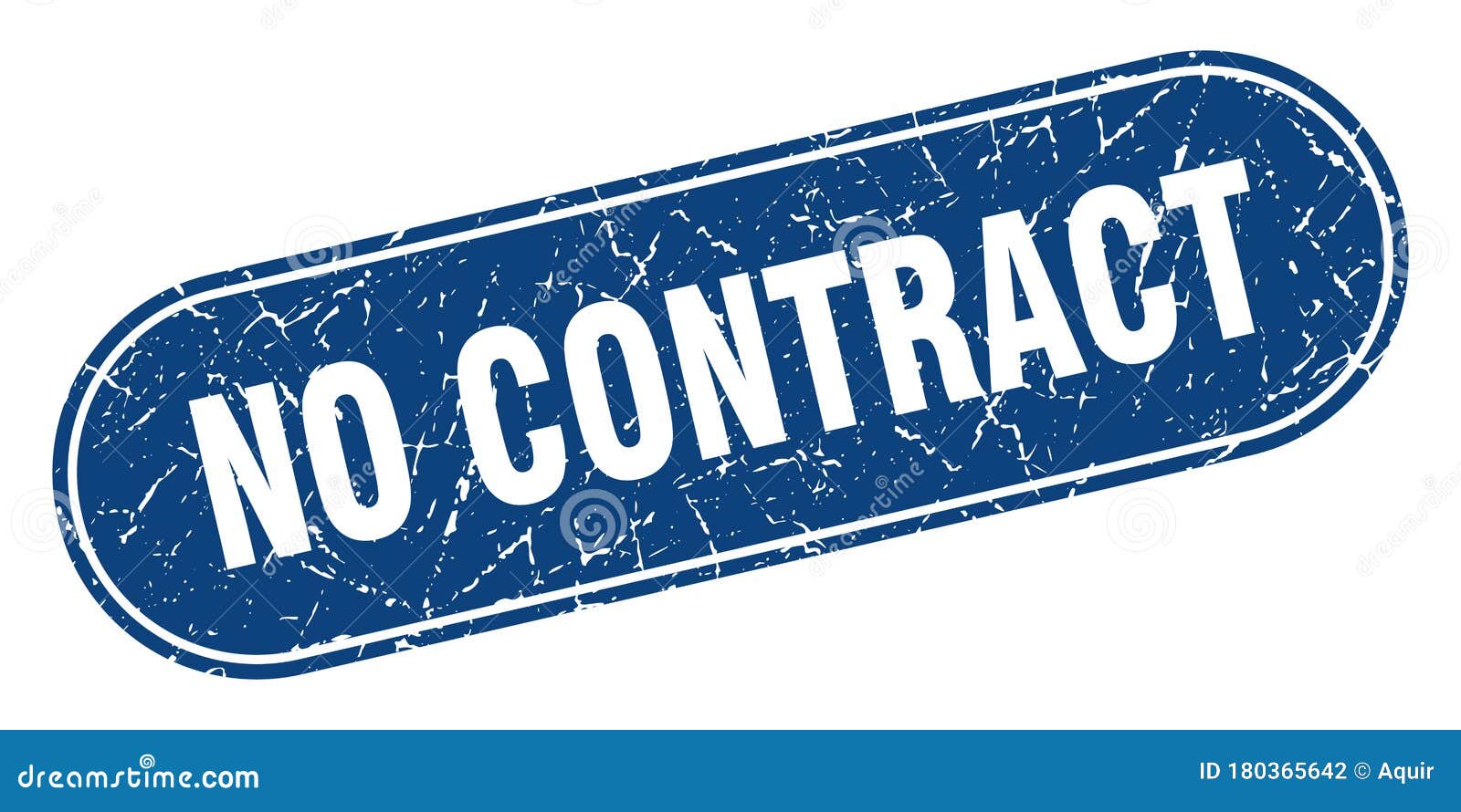 No Contract Sign. No Contract Grunge Stamp Stock Vector - Illustration ...