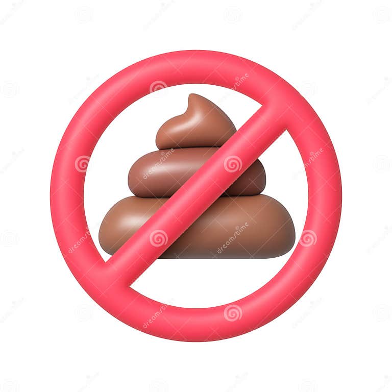 No in 3d Style on White Background. Vector Illustration Stock Vector ...