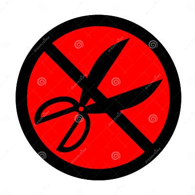 No cut icon stock vector. Illustration of risky, danger - 21588206