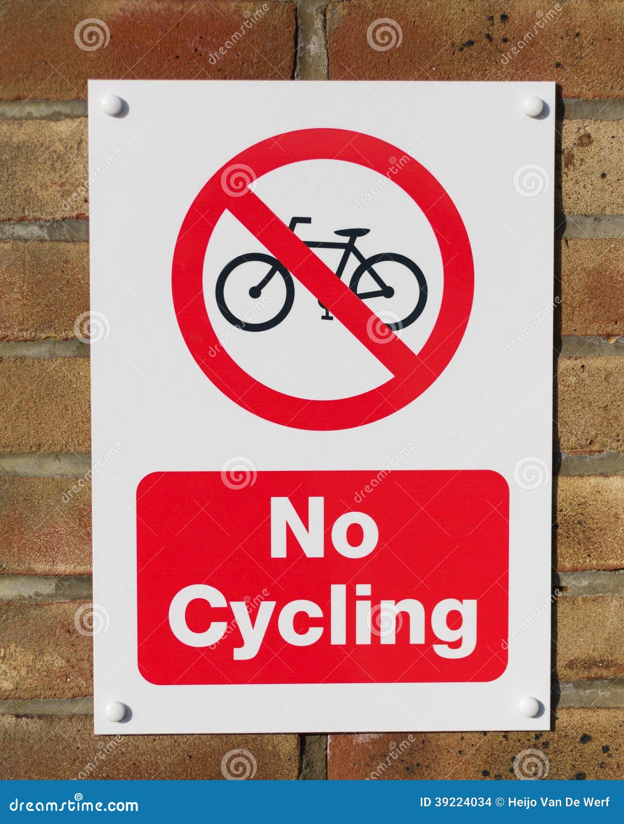 No Cycling stock photo. Image of bicycle, motion, stop - 39224034
