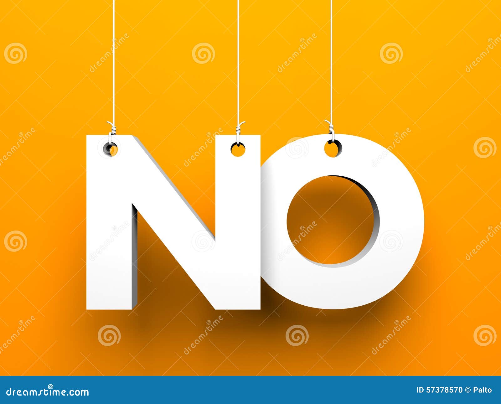 No - 3d word stock illustration. Illustration of refuse - 57378570