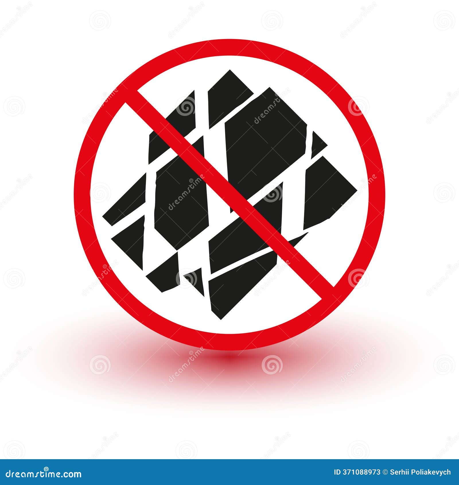Symbol Prohibited Dogs Barking, No Barking Cartoon Vector ...