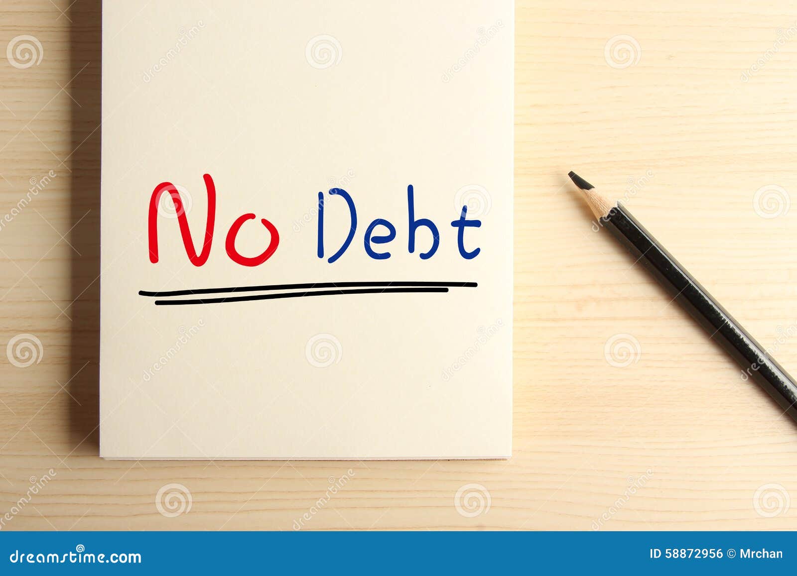 No Debt stock photo. Image of help, assets, male, credit - 58872956