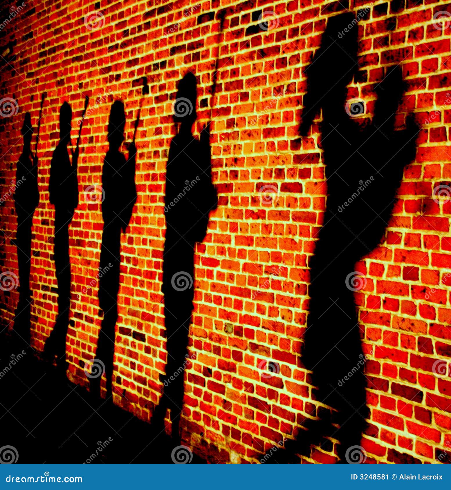 No distance left to run stock image. Image of gang, line - 3248581