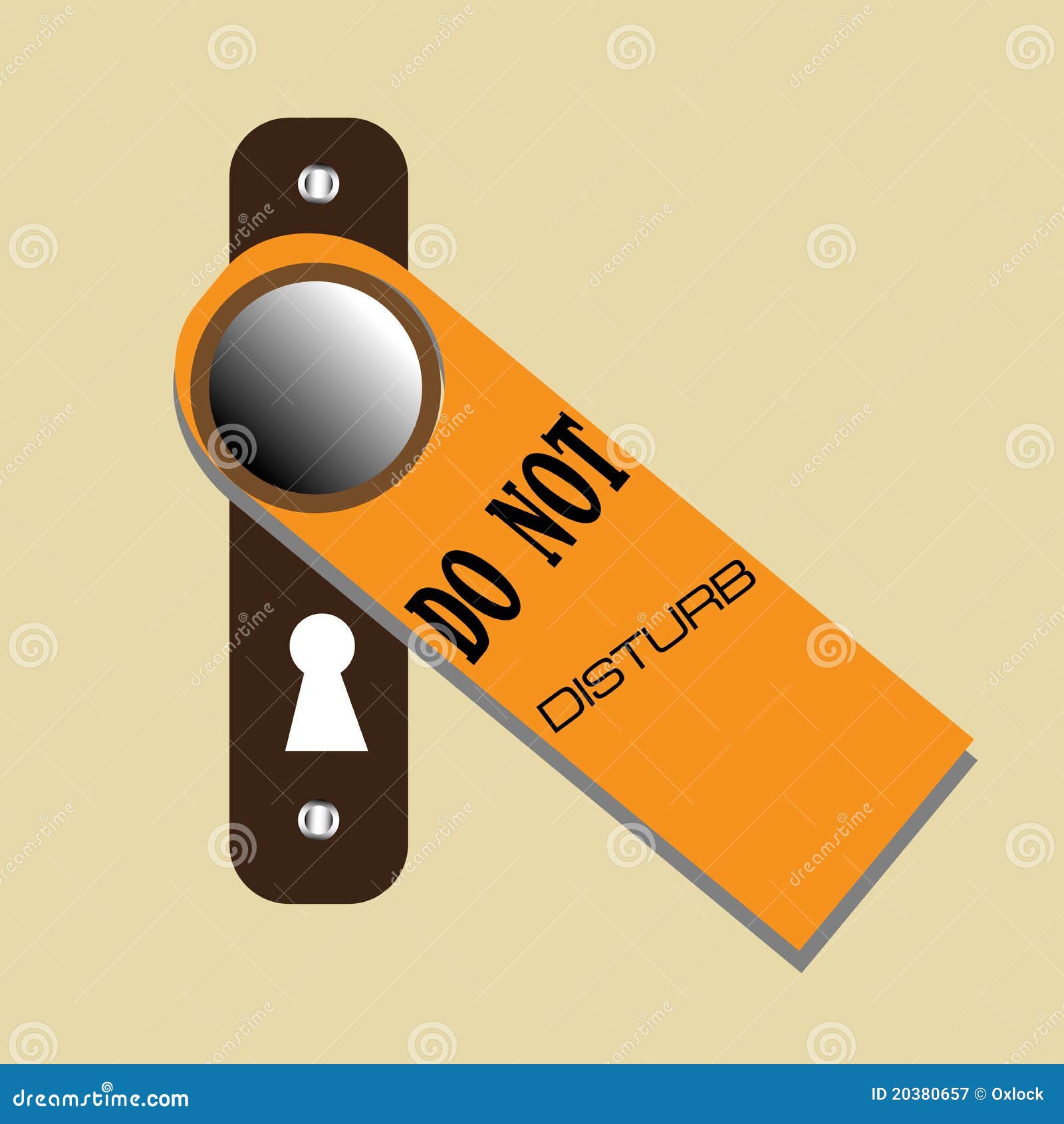 No disturbe ilustración del vector. Ilustración de disturbio - 20380657