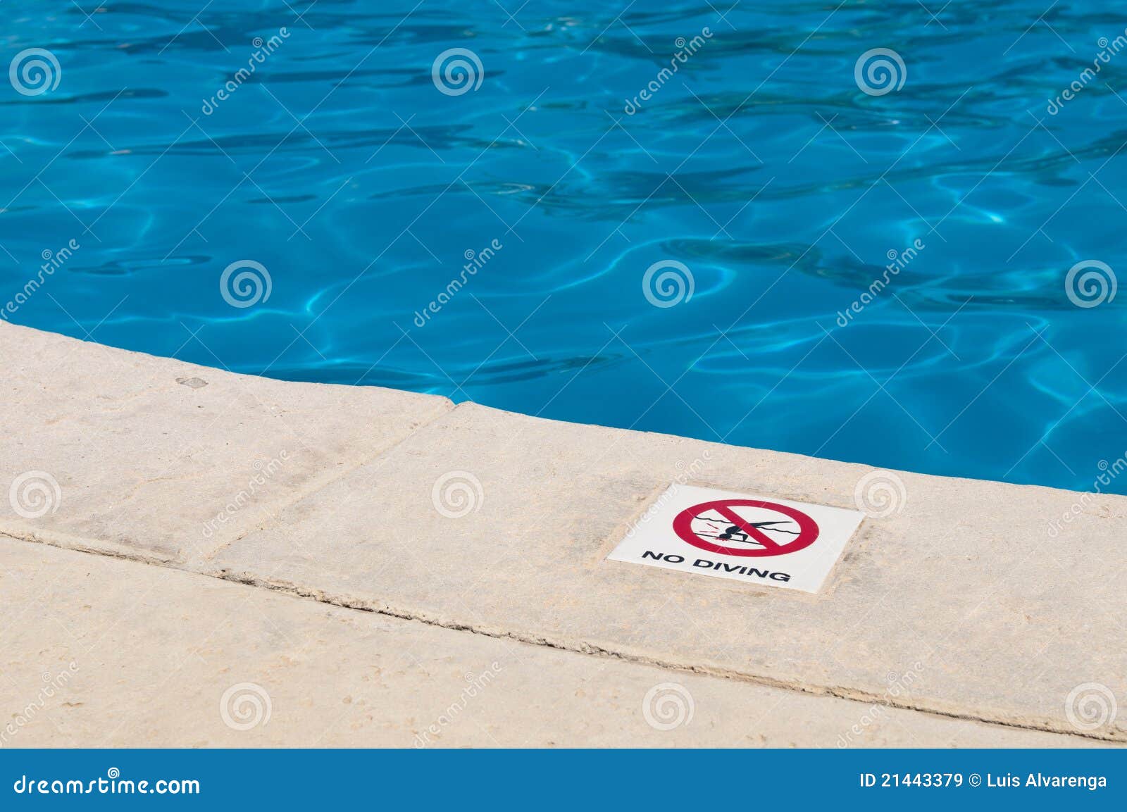 No diving sign stock image. Image of danger, round, forbidden - 21443379