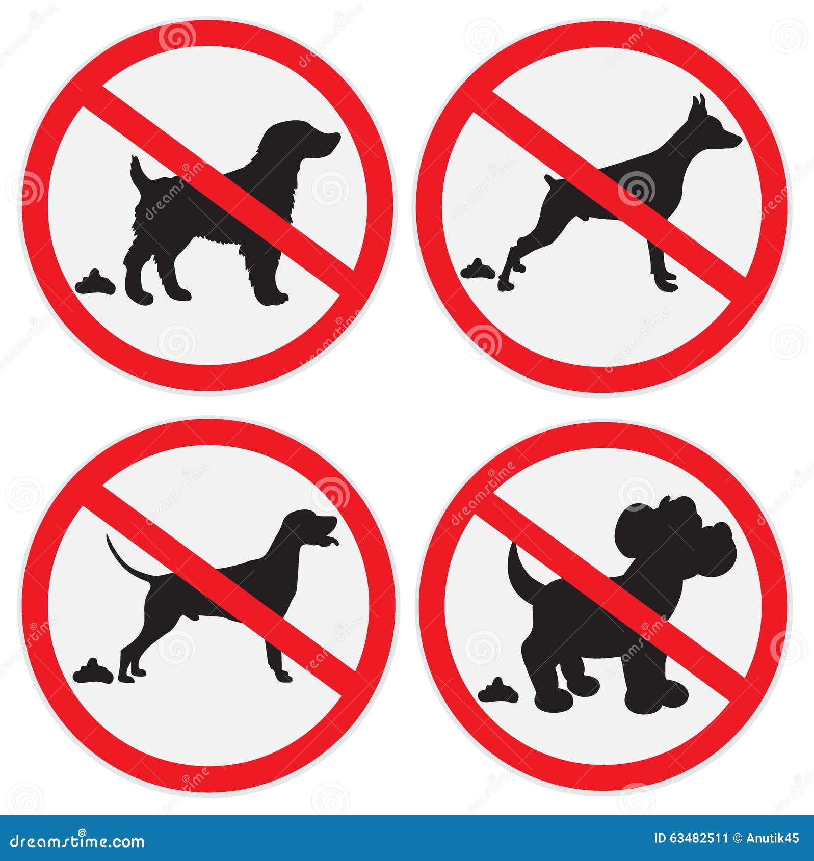 No dog poop sign stock vector. Illustration of animal - 63482511 No dog poop sign stock vector. Illustration of animal - 63482511