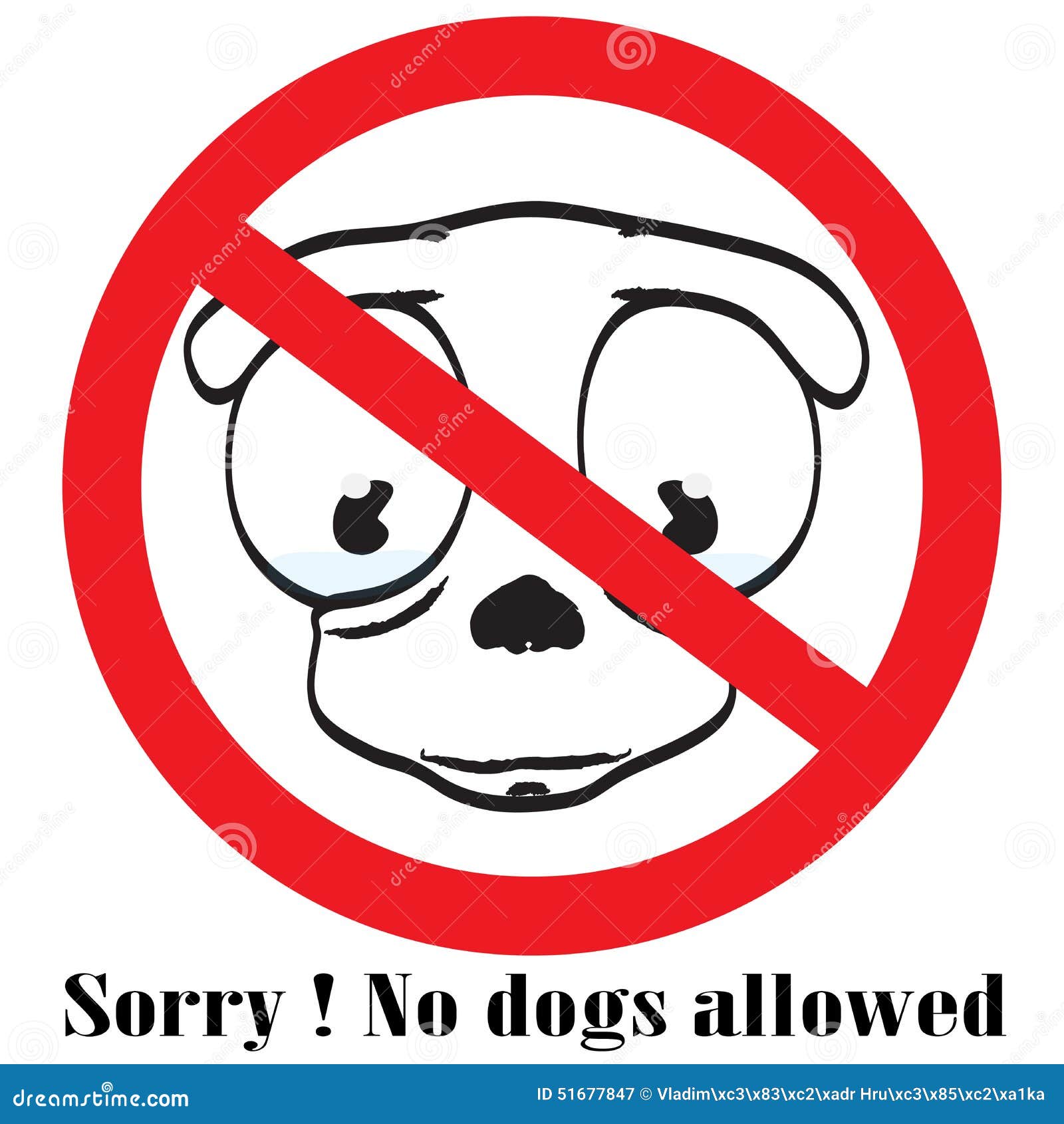 No dog sign button stock illustration. Illustration of order - 51677847