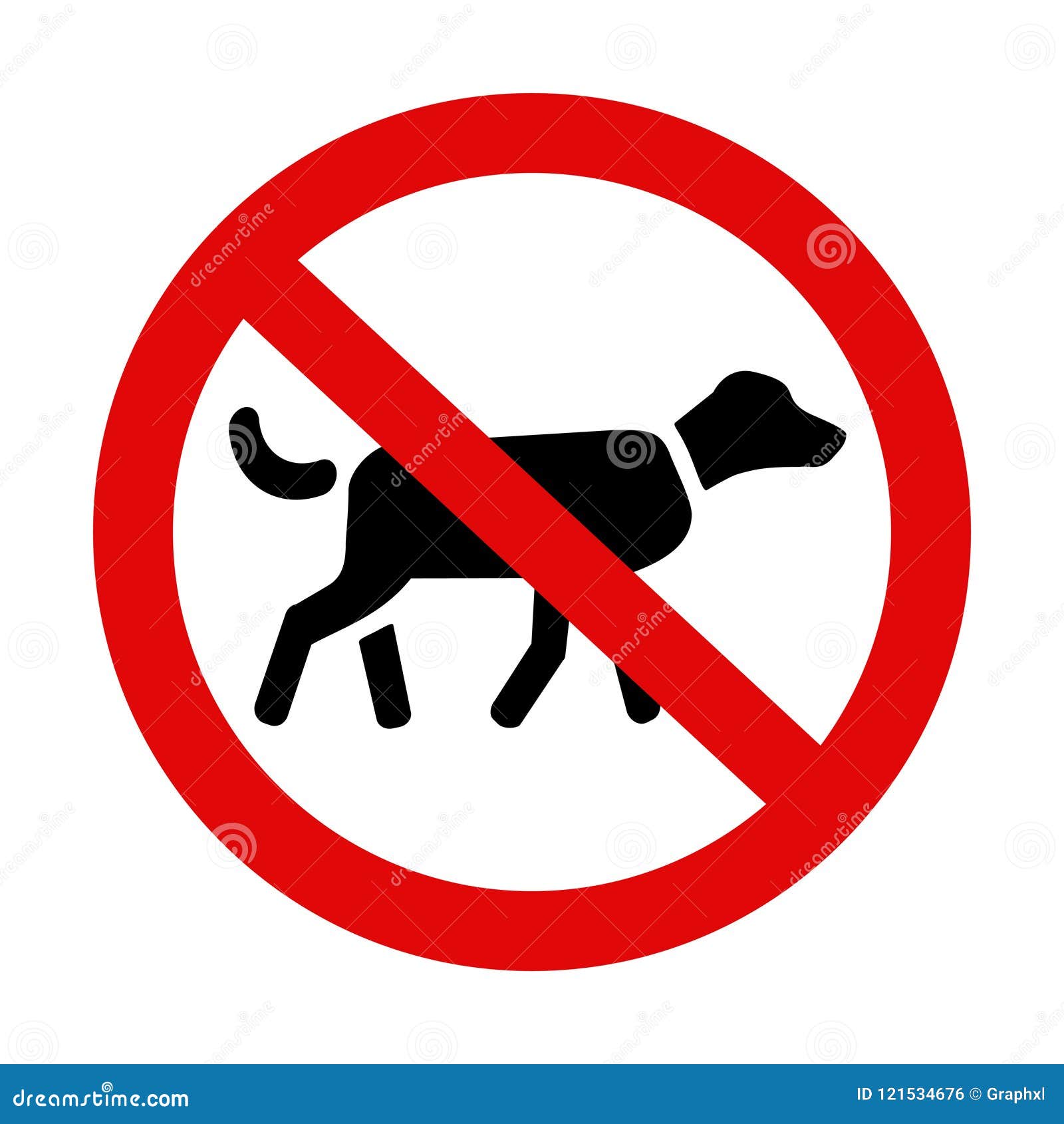 No Dogs Allowed. Dog Walking Is Prohibited. Sign Of The Ban In The Park ...