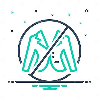 Mix Icon for No Dress Code, Dress and Fashion Stock Vector ...