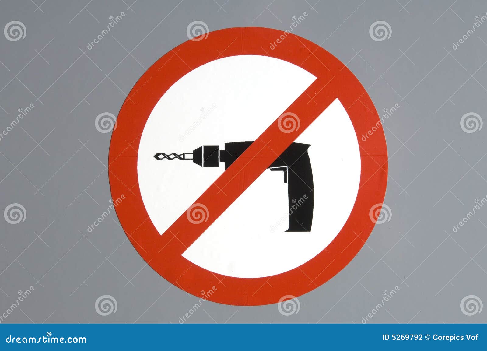 No Drilling stock photo. Image of drilling, forbidden - 5269792