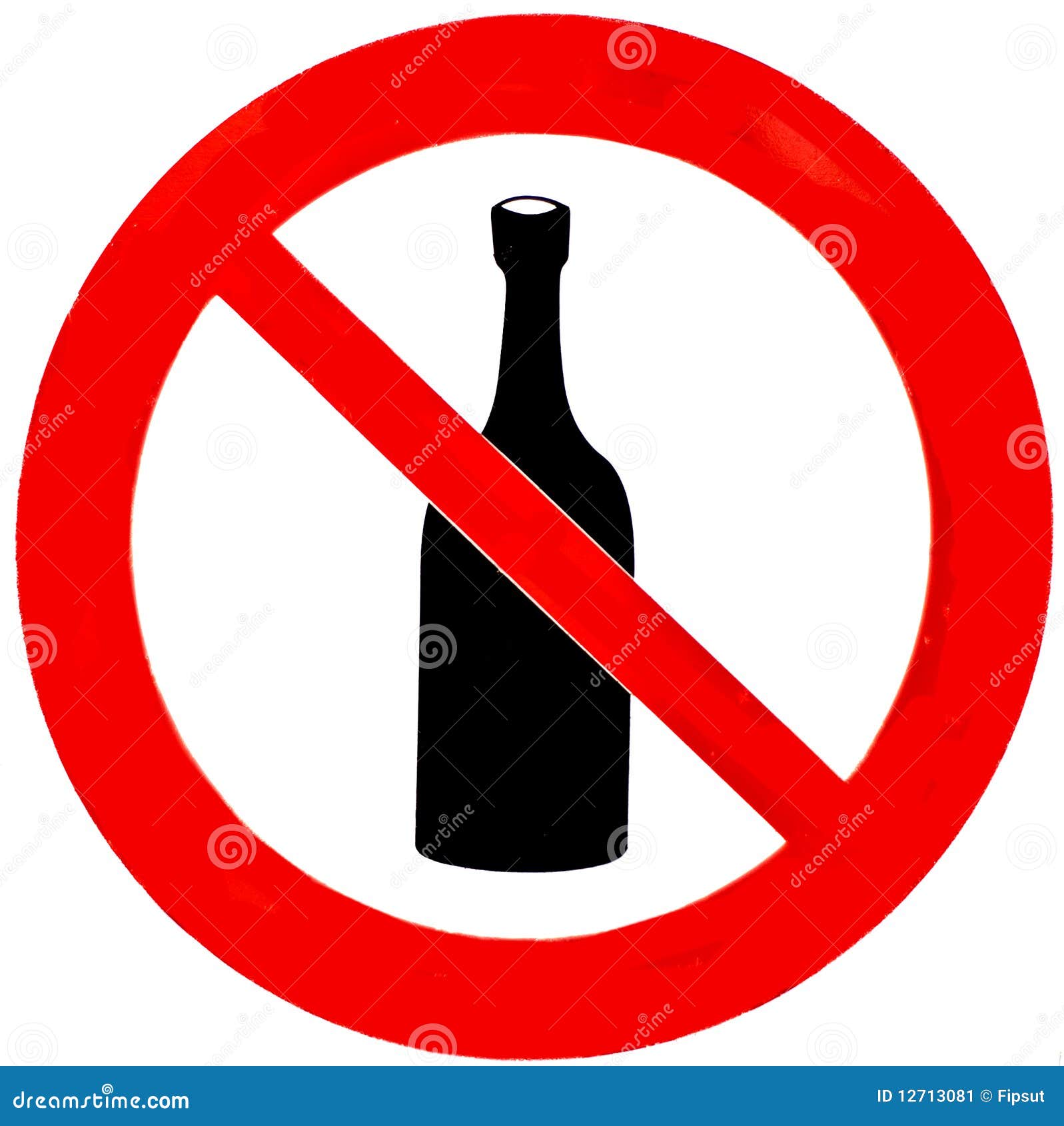 No Drinking Sign stock illustration. Illustration of warning - 12713081