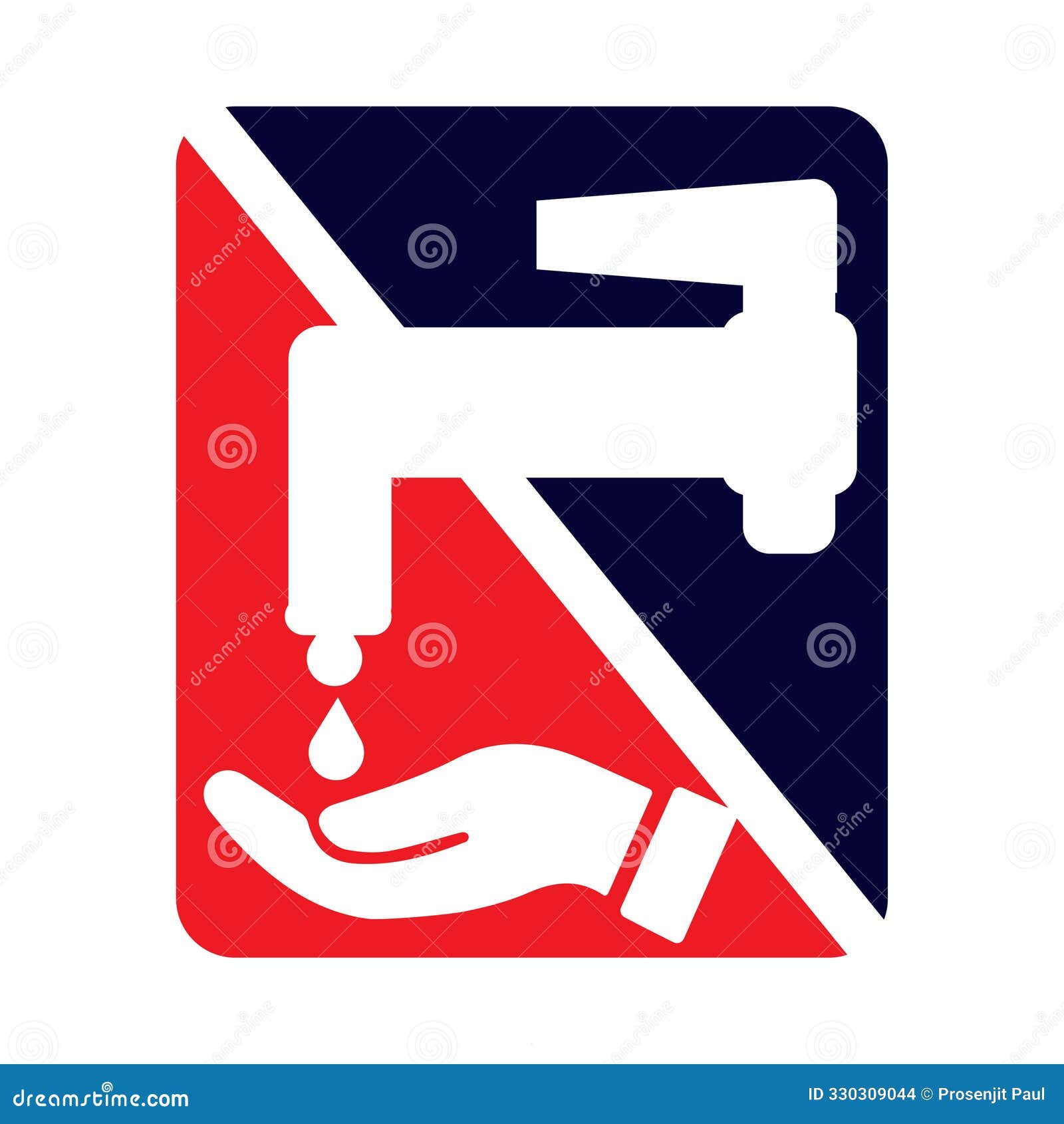 No Drinking Water, Water, Tap, Water Tap, Not Drinking Water Sign Icon ...