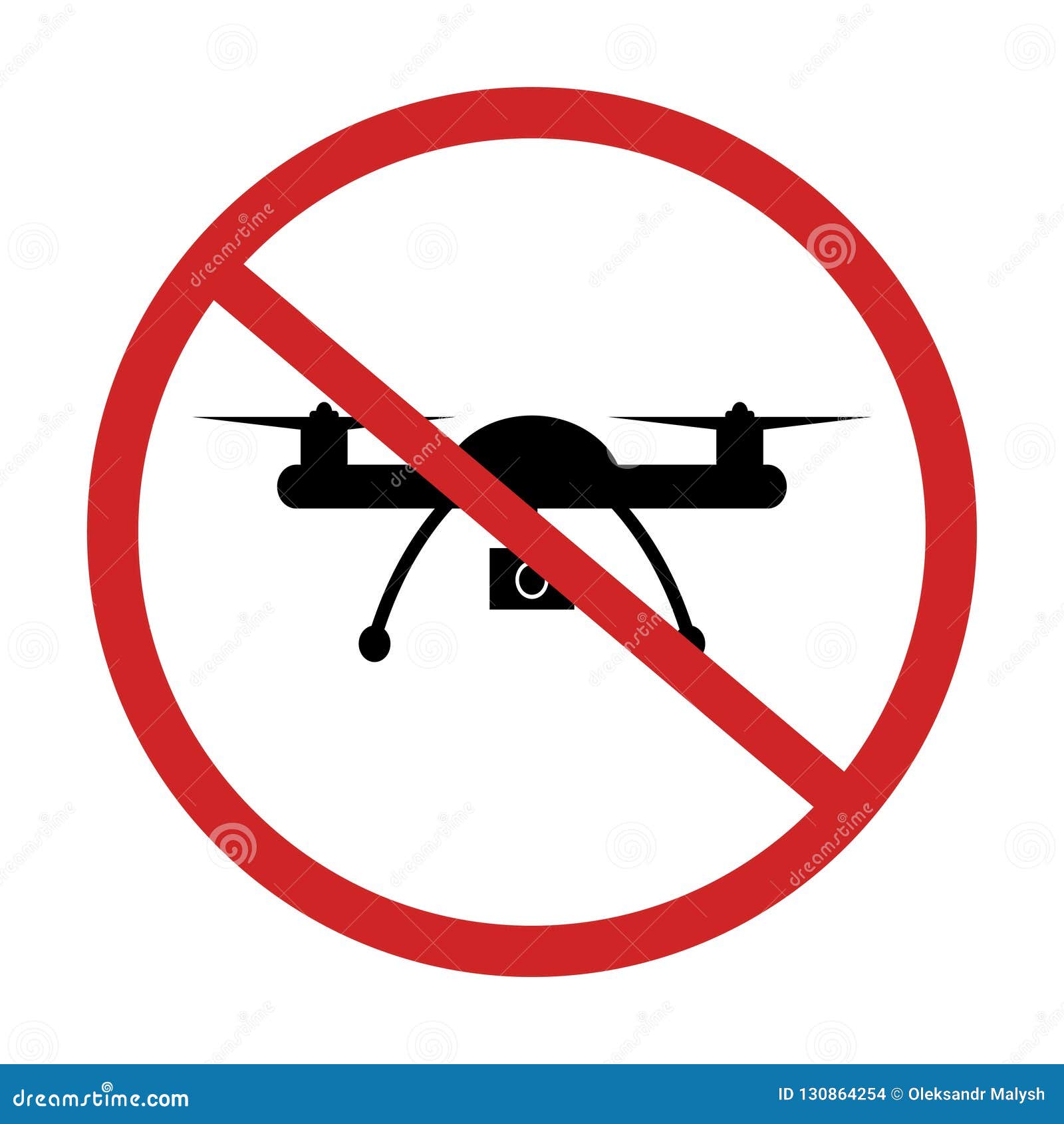 Drone Warning Sign. Vector Set Of Different Warning Cartoon Vector ... Drone Warning Sign. Vector Set Of Different Warning Cartoon Vector ...