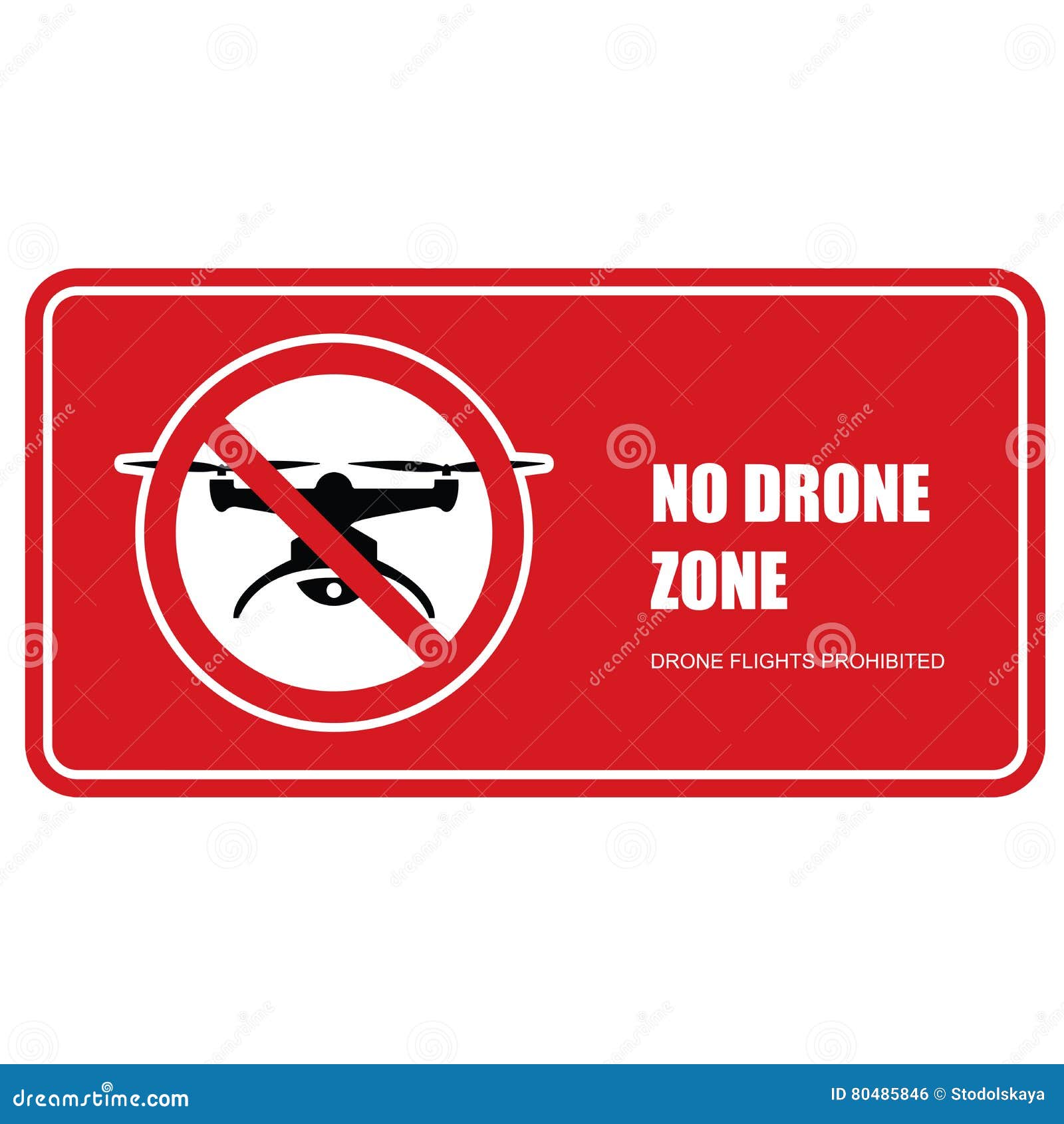 No Drone Zone Sign. No Drones Icon. Flights With Drone Prohibition Sign ...