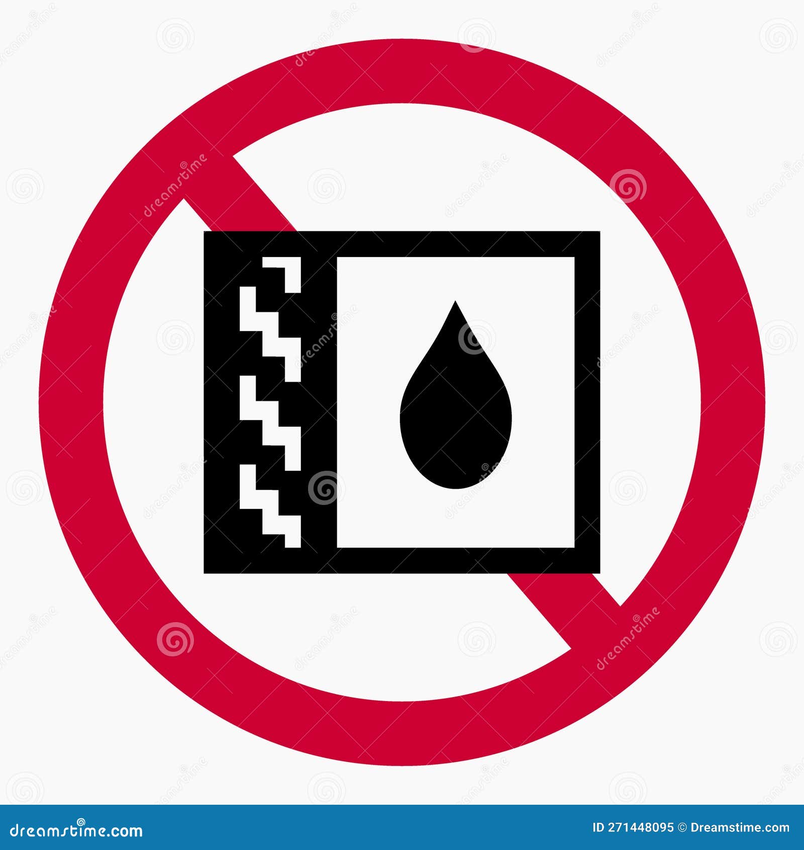 No drop icon stock vector. Illustration of evaporation - 271448095