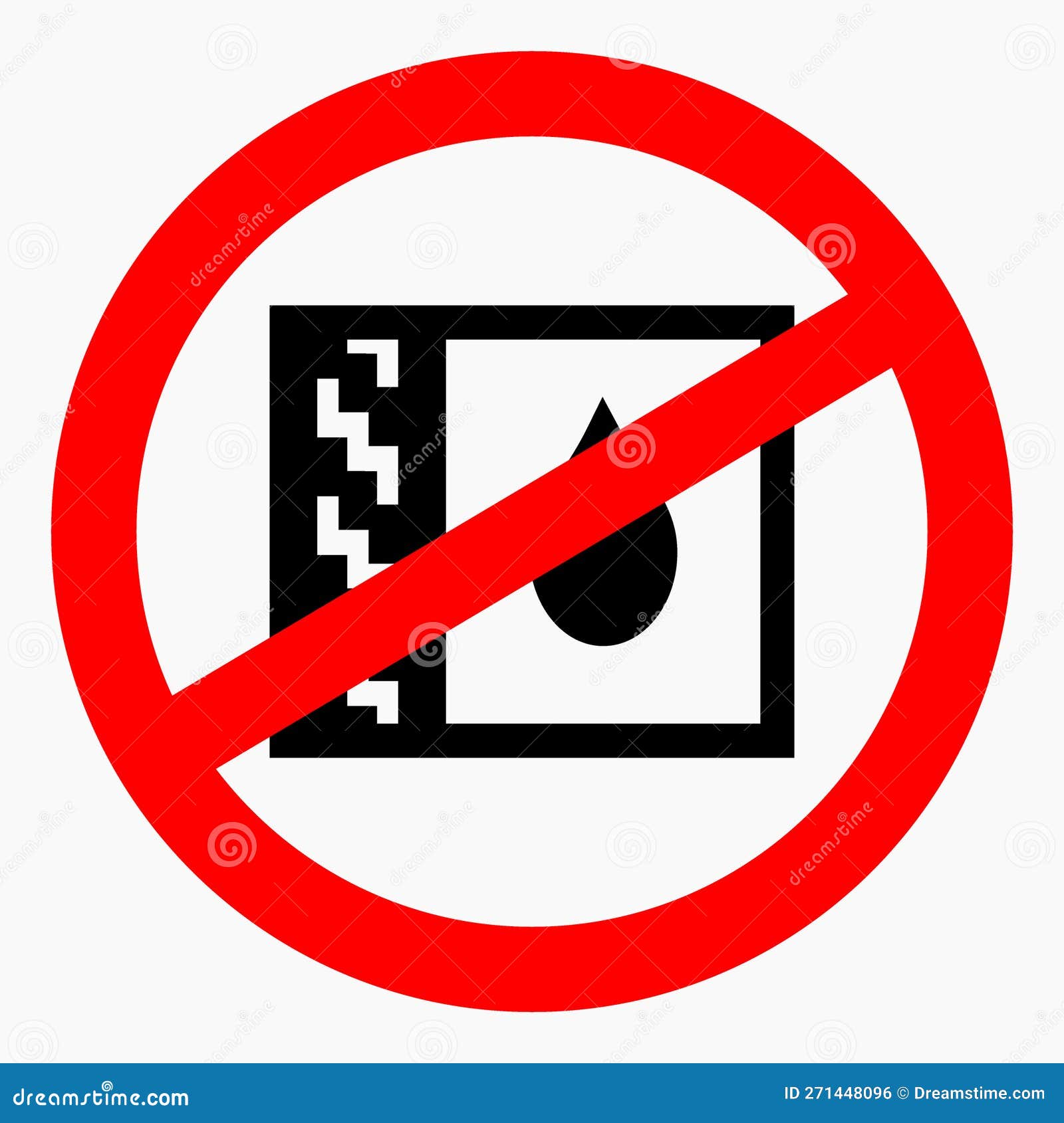 No drop icon stock vector. Illustration of rainy, clean - 271448096