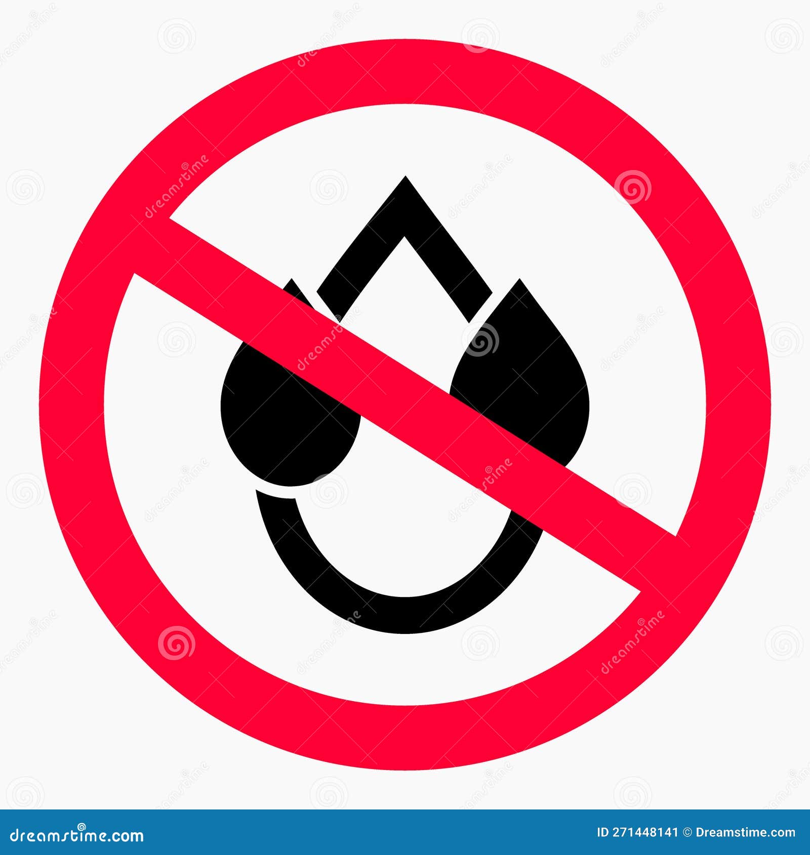 No drop icon stock vector. Illustration of drought, water - 271448141