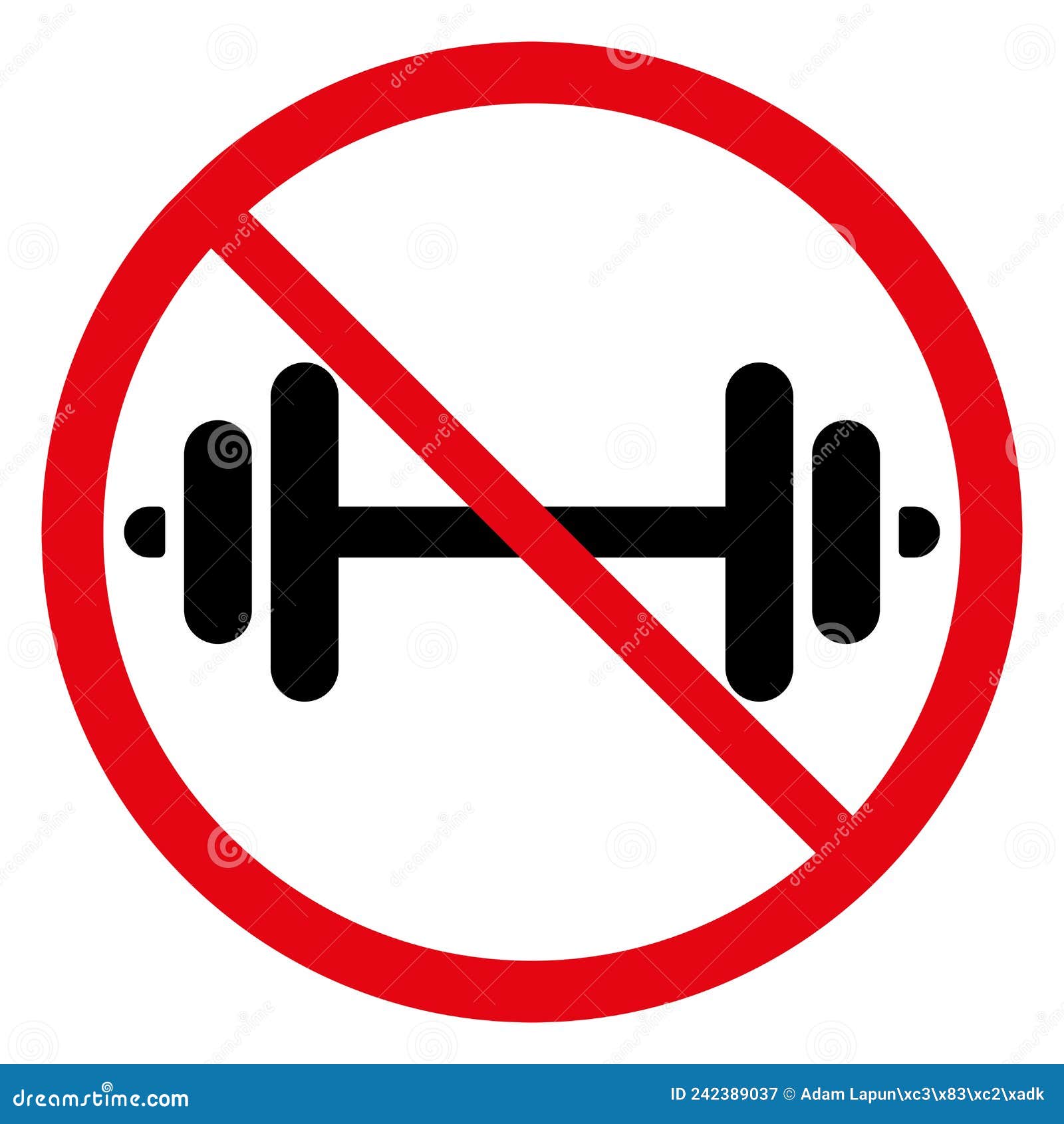 Dumbbell Sign Symbol Clip Art Model Vector Illustration | CartoonDealer ...