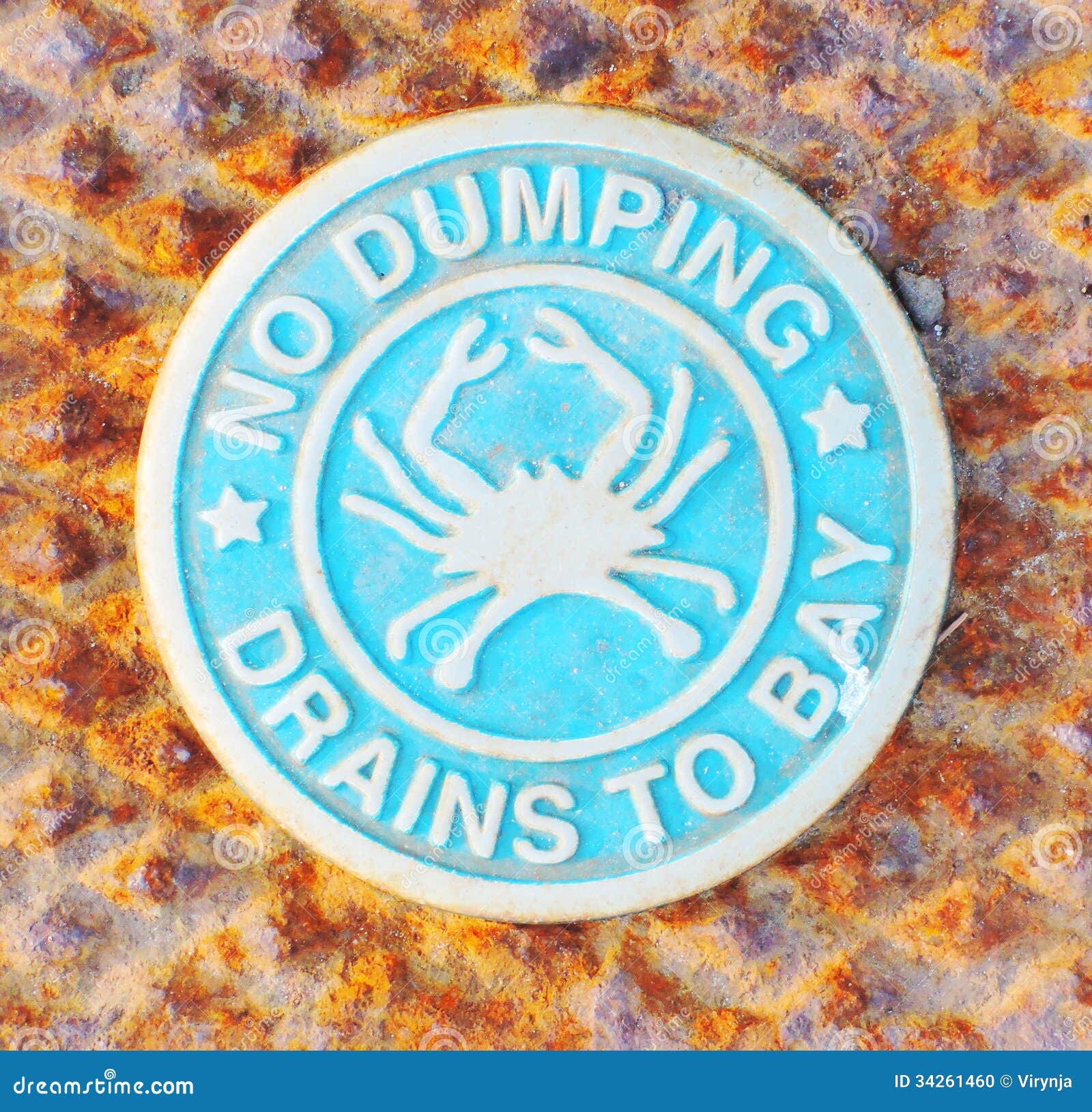 No dumping sign stock photo. Image of dump, sign, water - 34261460