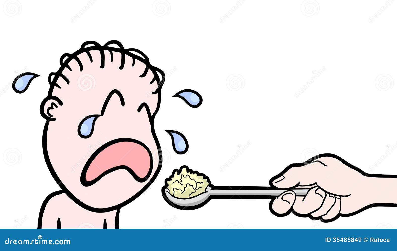 No eat baby stock vector. Illustration of puppet, label - 35485849