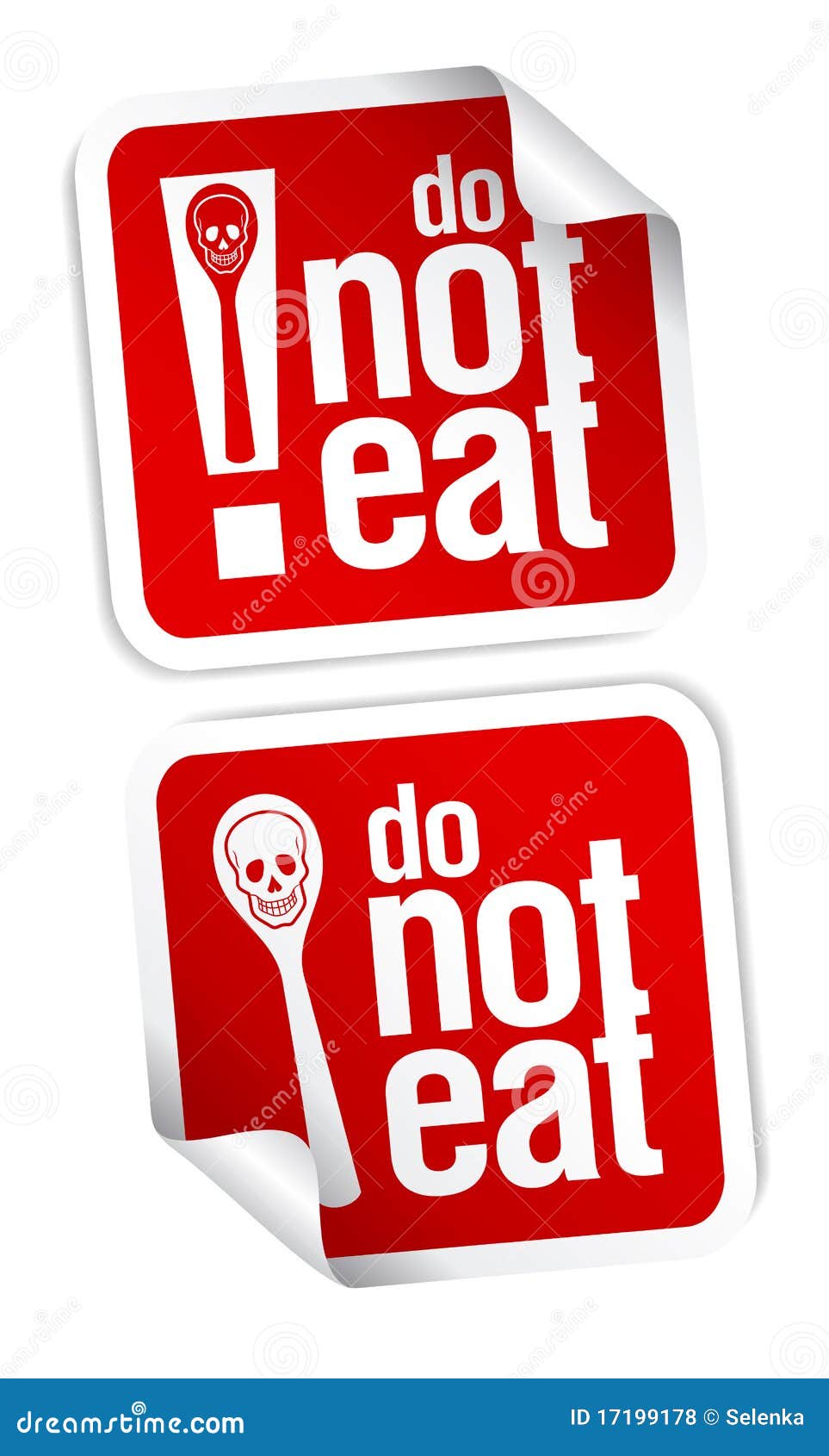 Caution No Eating Or Drinking Symbol Sign, Vector Illustration, Isolate ...